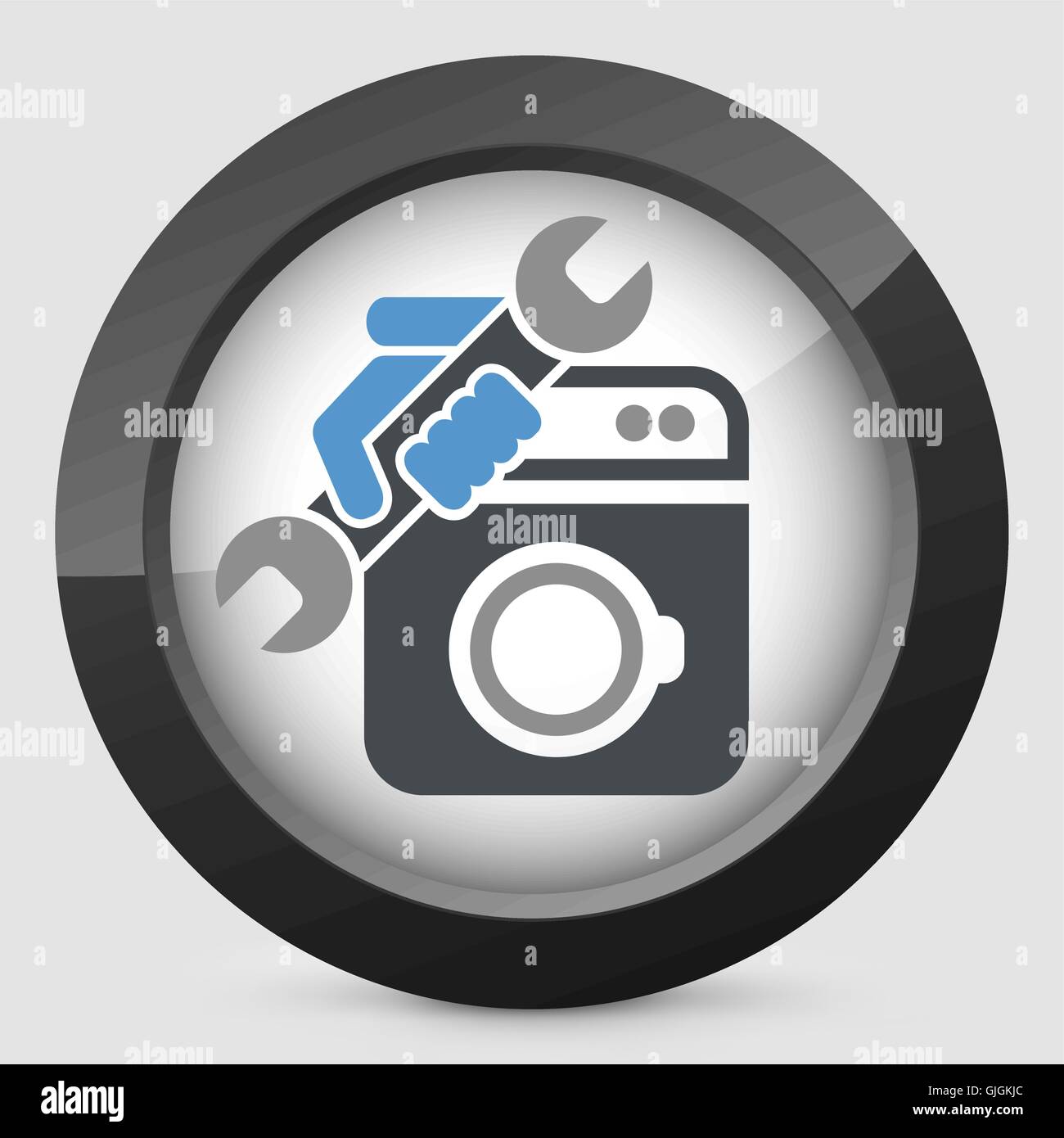 Spanner and washer Stock Vector Images - Alamy