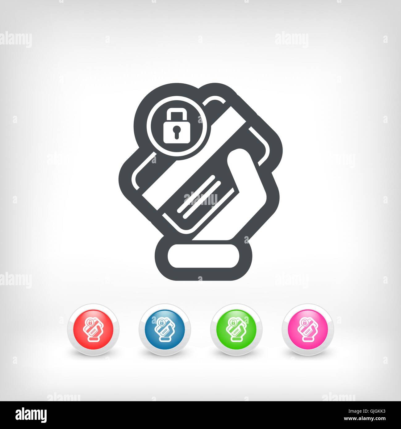 Locked pad lock Stock Vector Images - Alamy