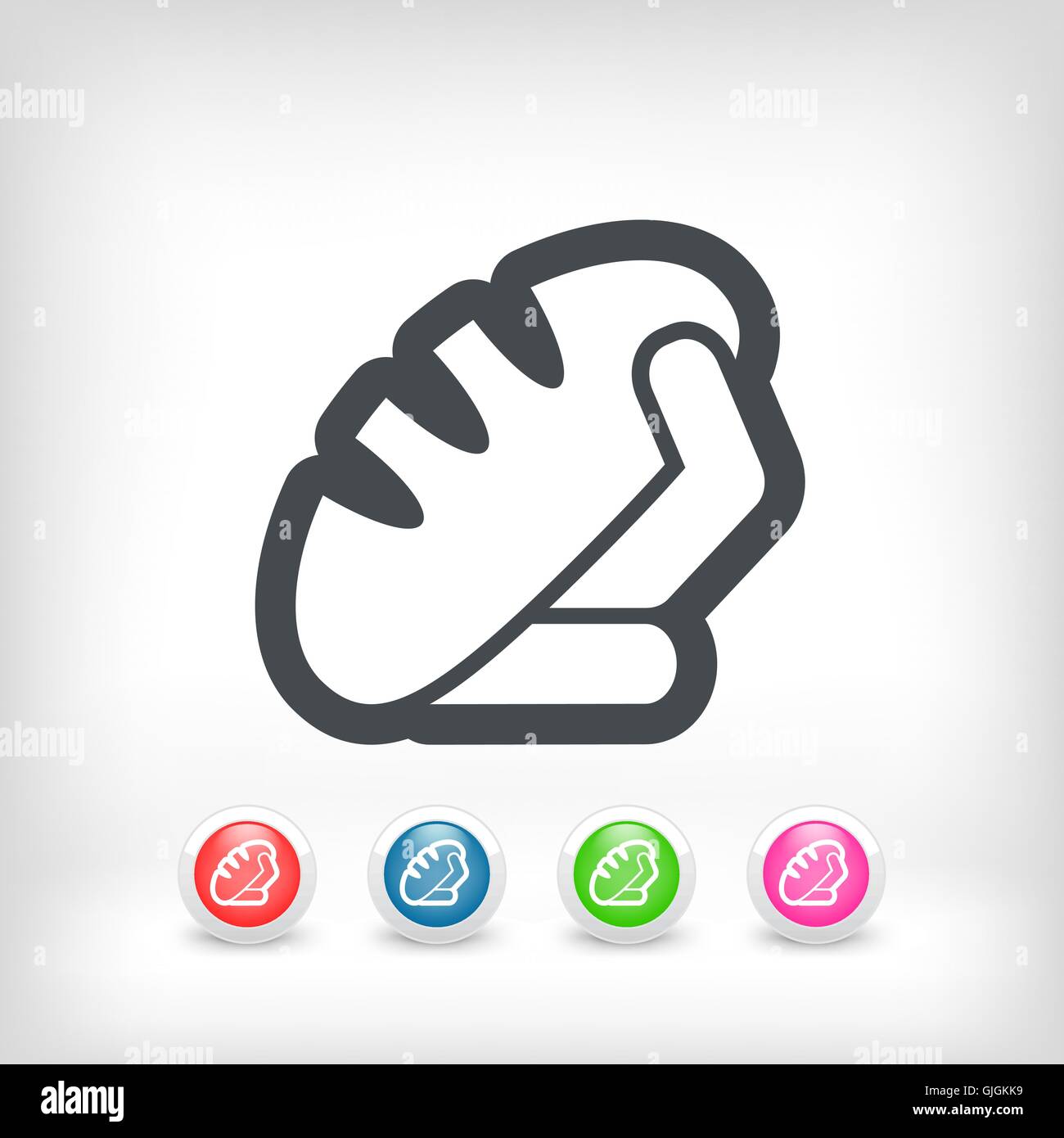 Hot fresh bread Stock Vector Images - Alamy