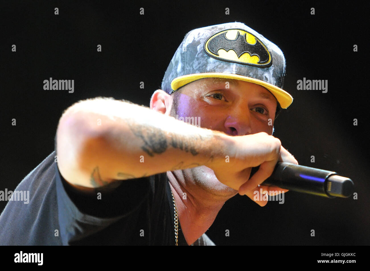 Monte Di Procida, Italy. 15th Aug, 2016. Italian Rapper Clementino ...