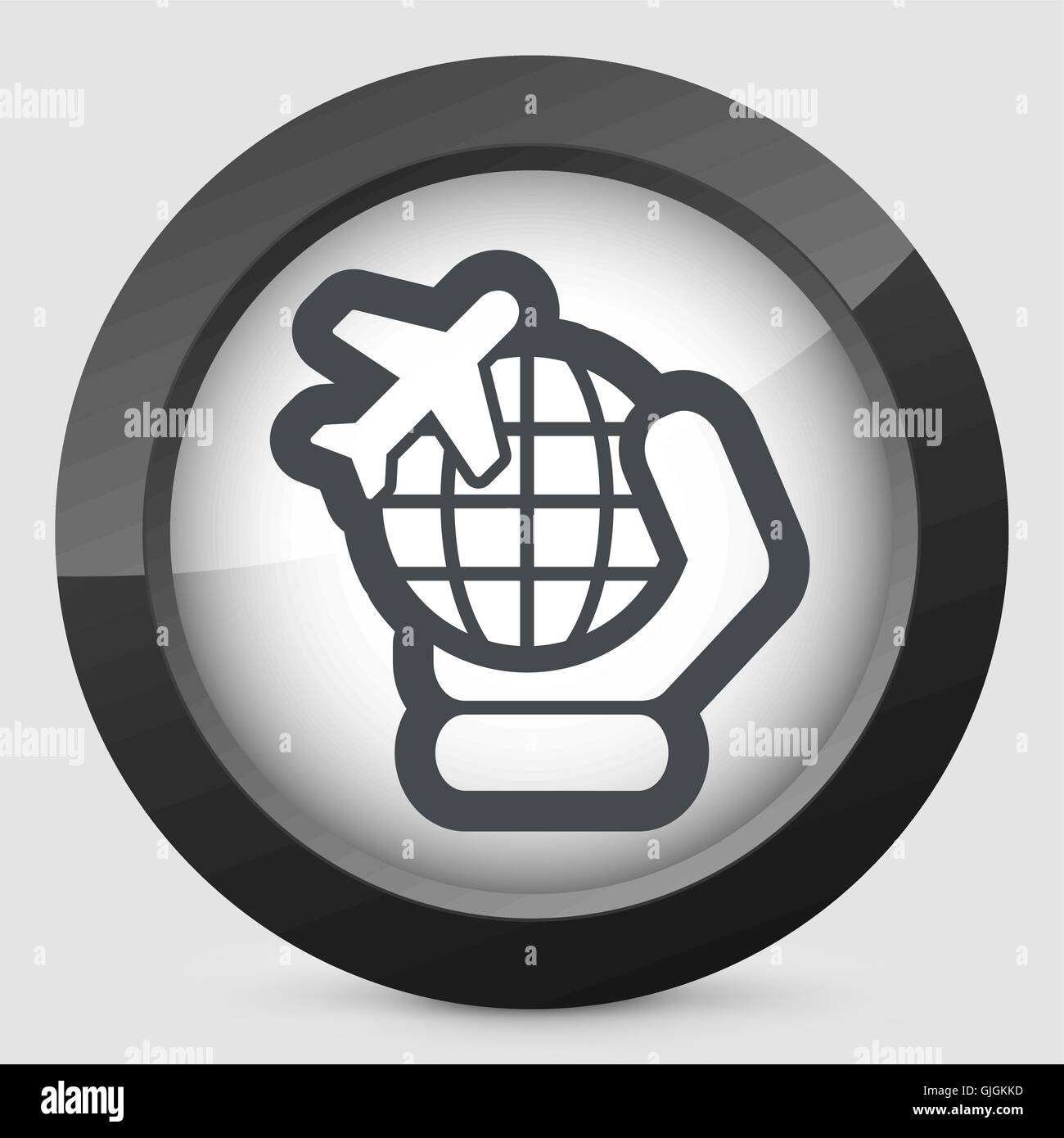 Airplane travel icon Stock Vector Image & Art - Alamy