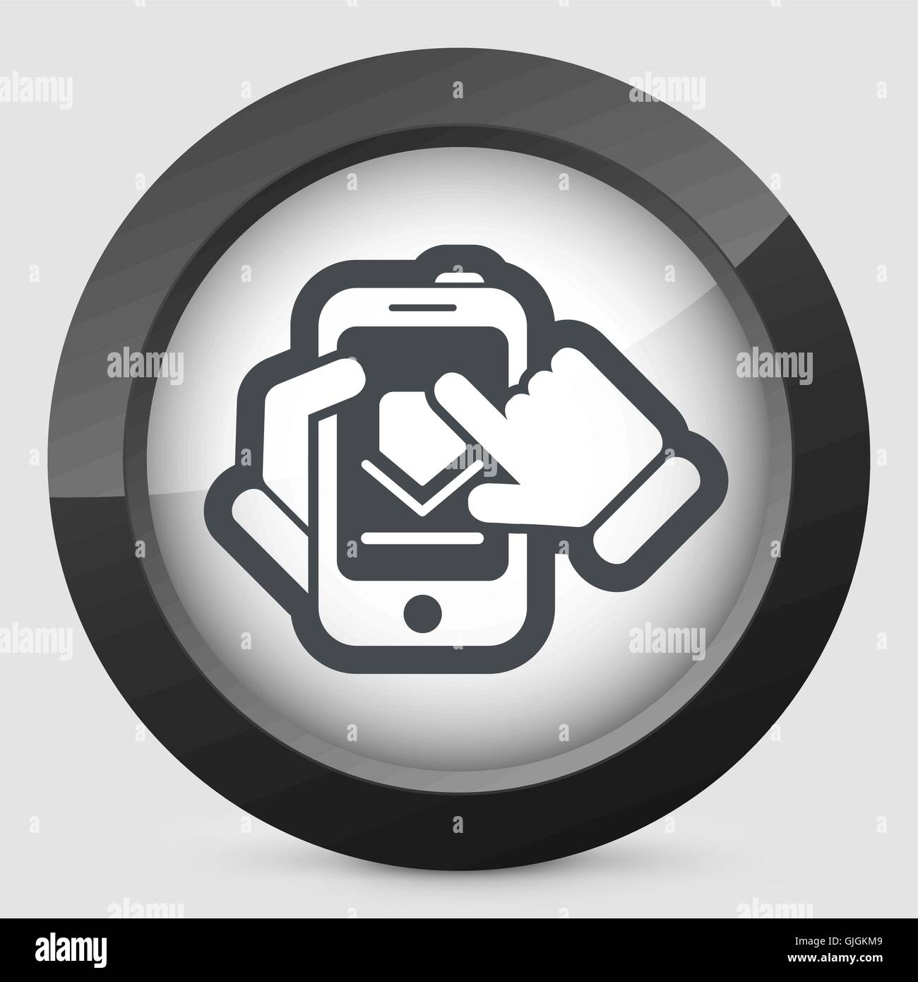 Download smartphone icon Stock Vector Image & Art - Alamy