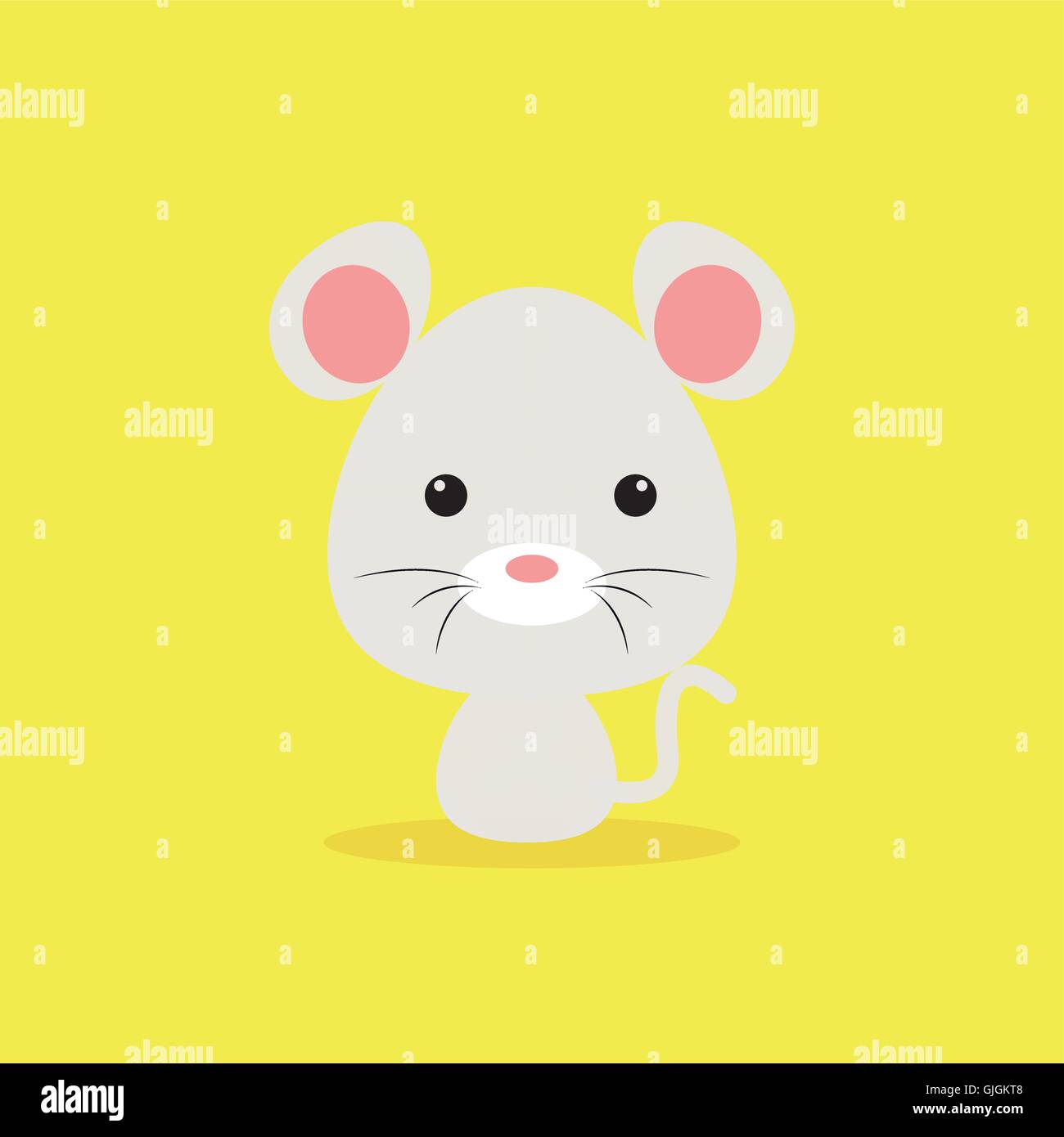 Cute Cartoon Wild mouse Stock Vector Image & Art - Alamy