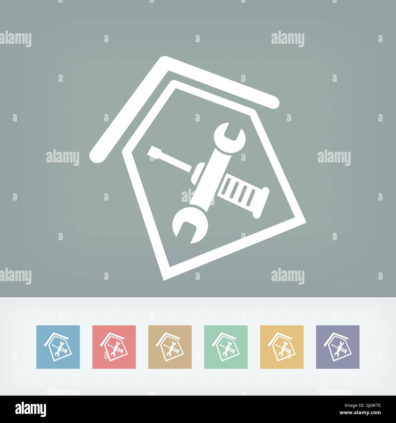 Screwed house Stock Vector Images - Alamy