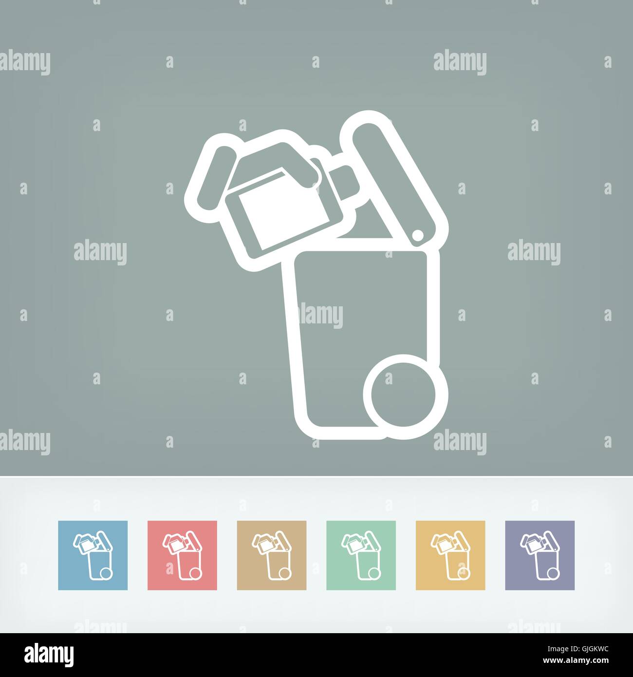 Separate waste collection icon Stock Vector Image & Art - Alamy