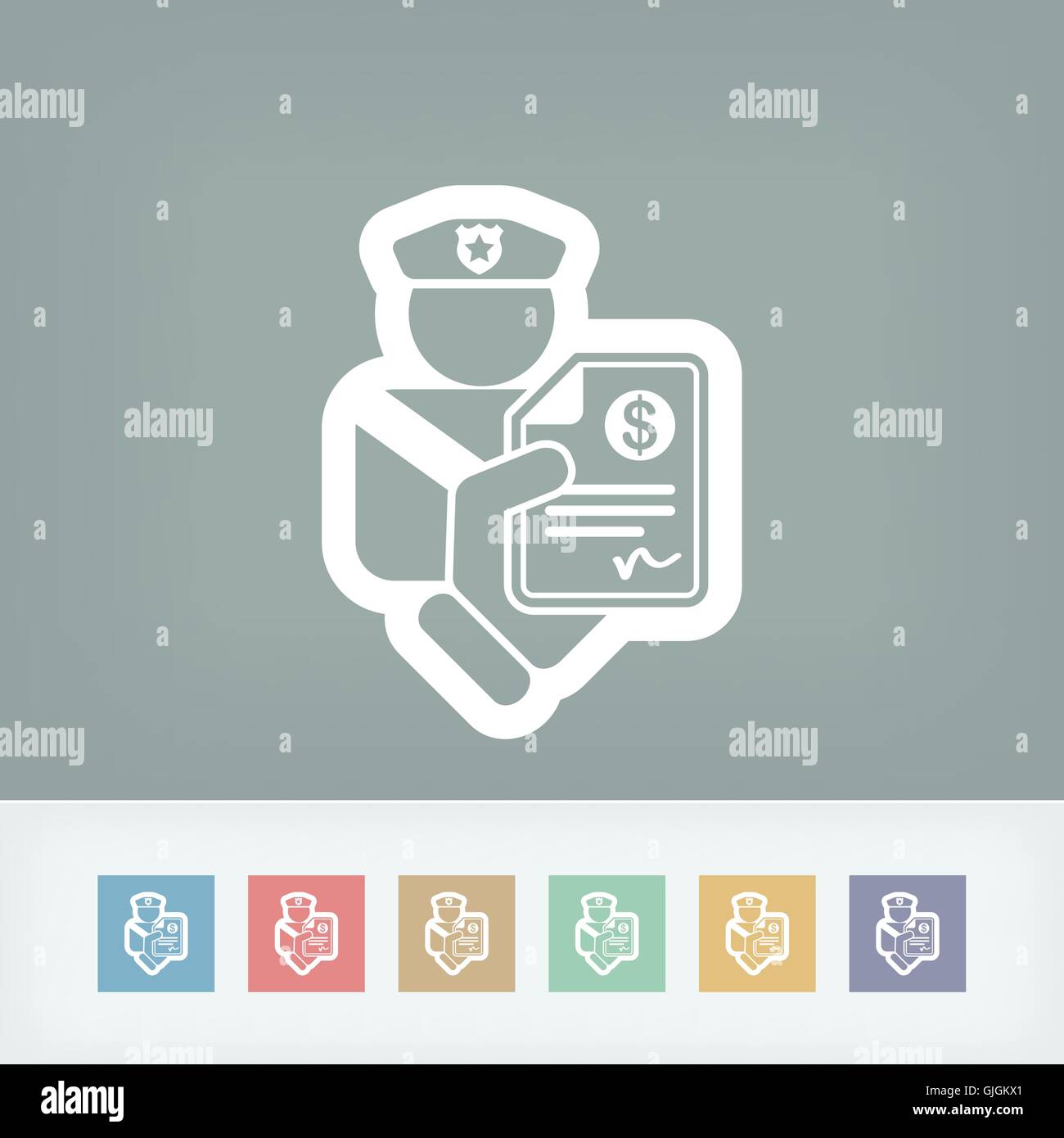 Fine notification Stock Vector Images - Alamy