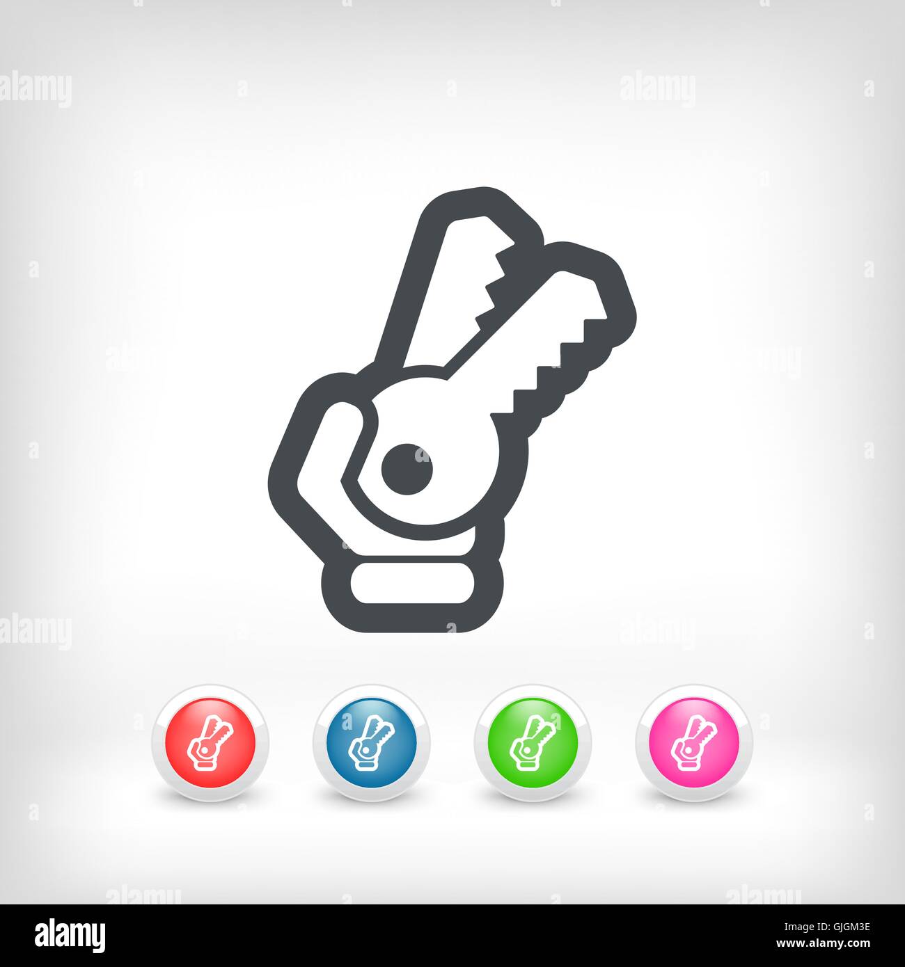 Hand key door Stock Vector Images - Alamy