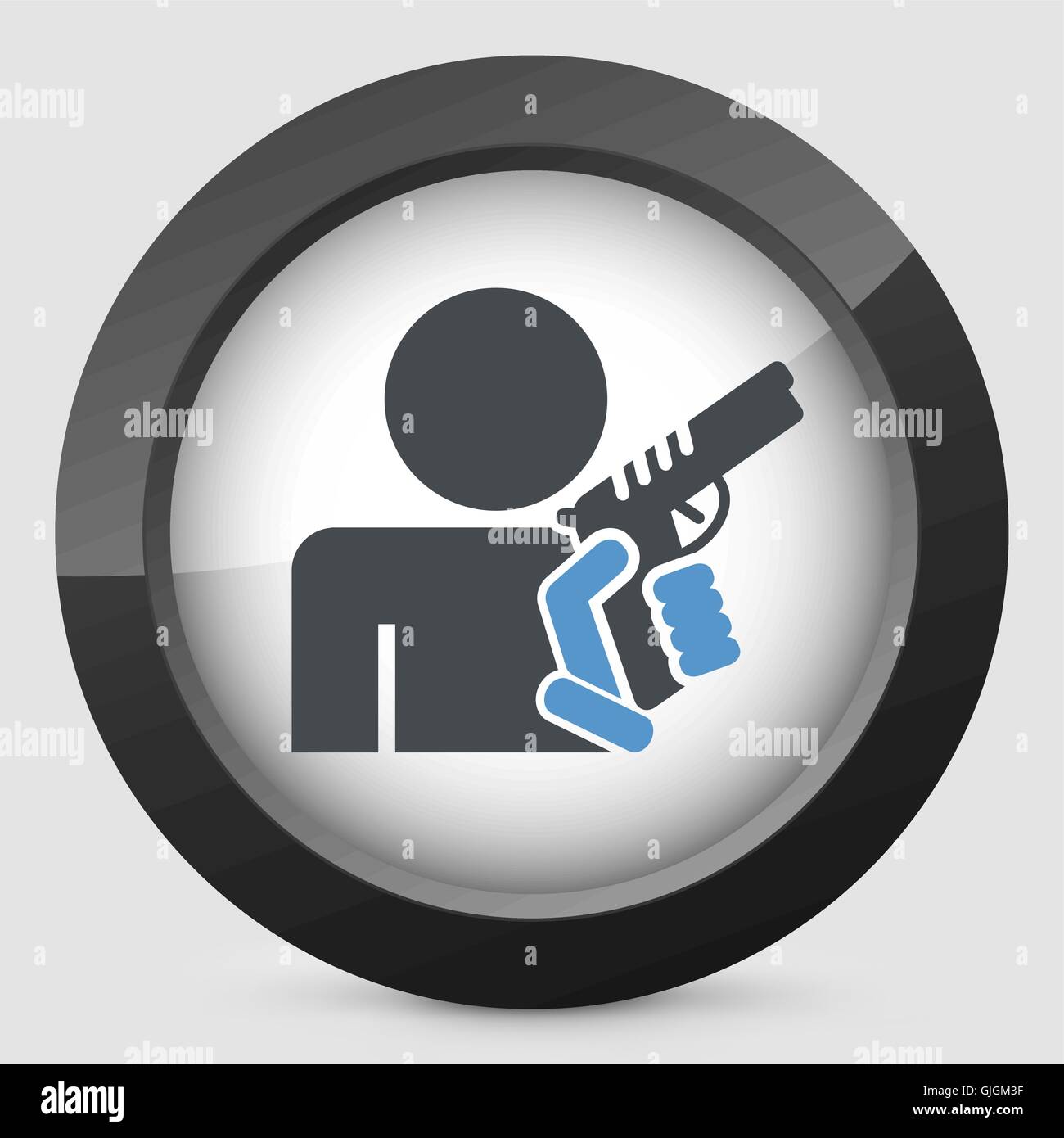 Concept of armed man Stock Vector Image & Art - Alamy