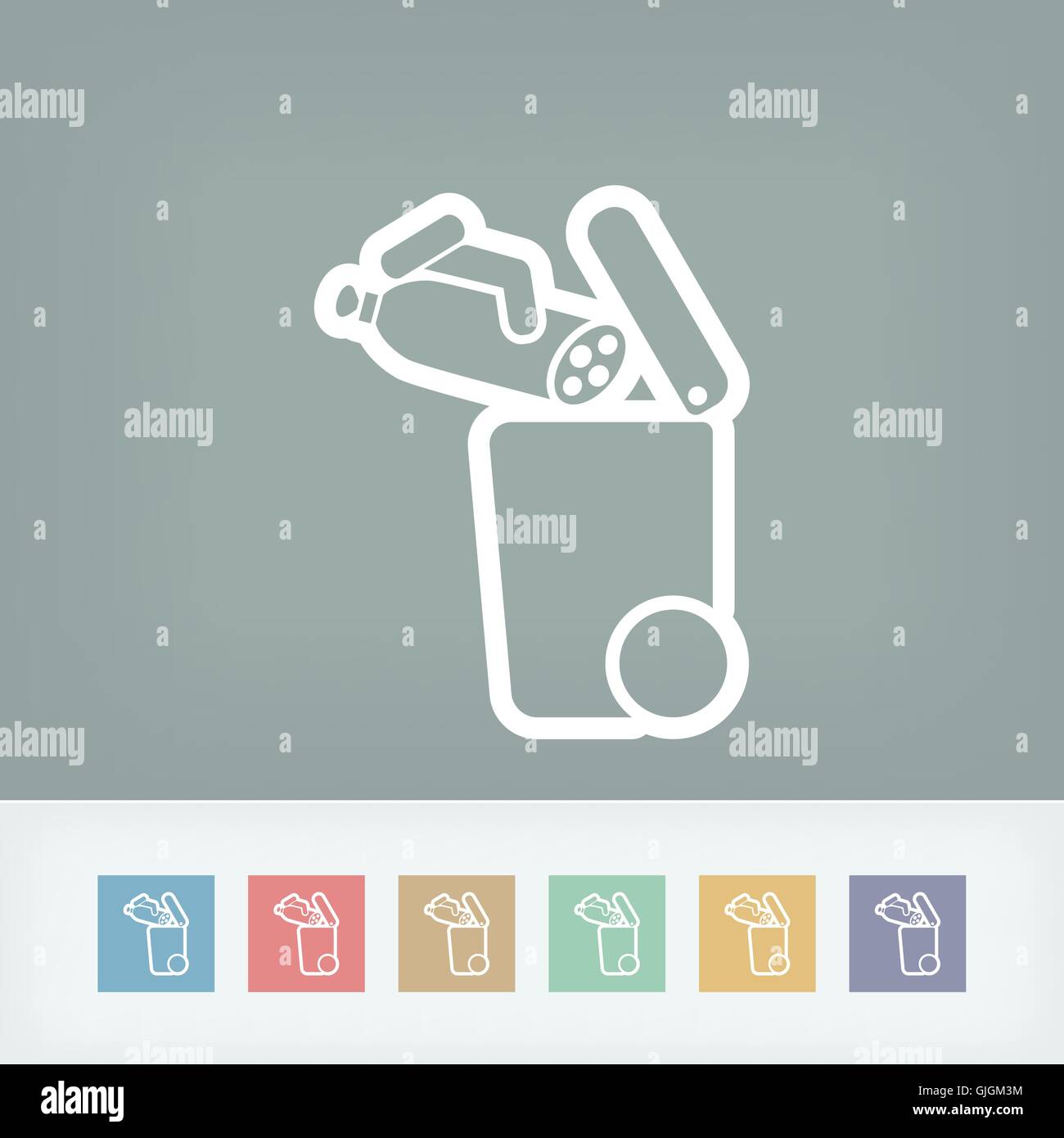 Separate waste collection icon Stock Vector Image & Art - Alamy