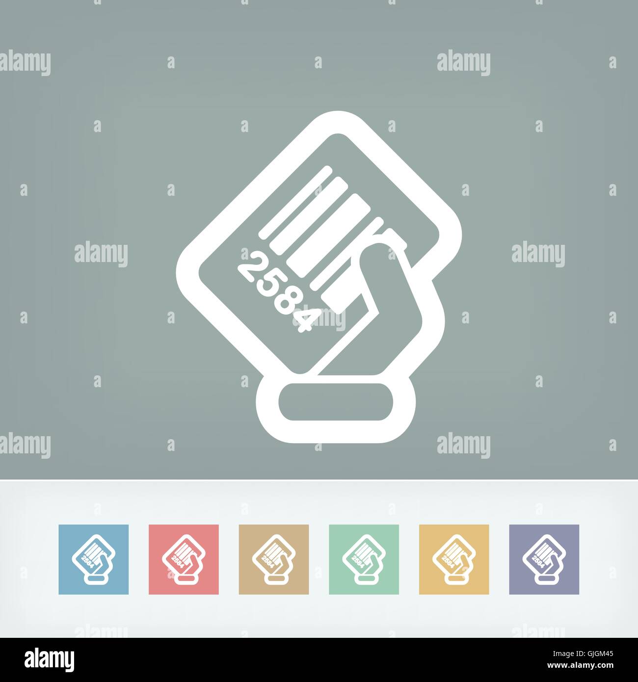 Barcode label Stock Vector Images - Alamy