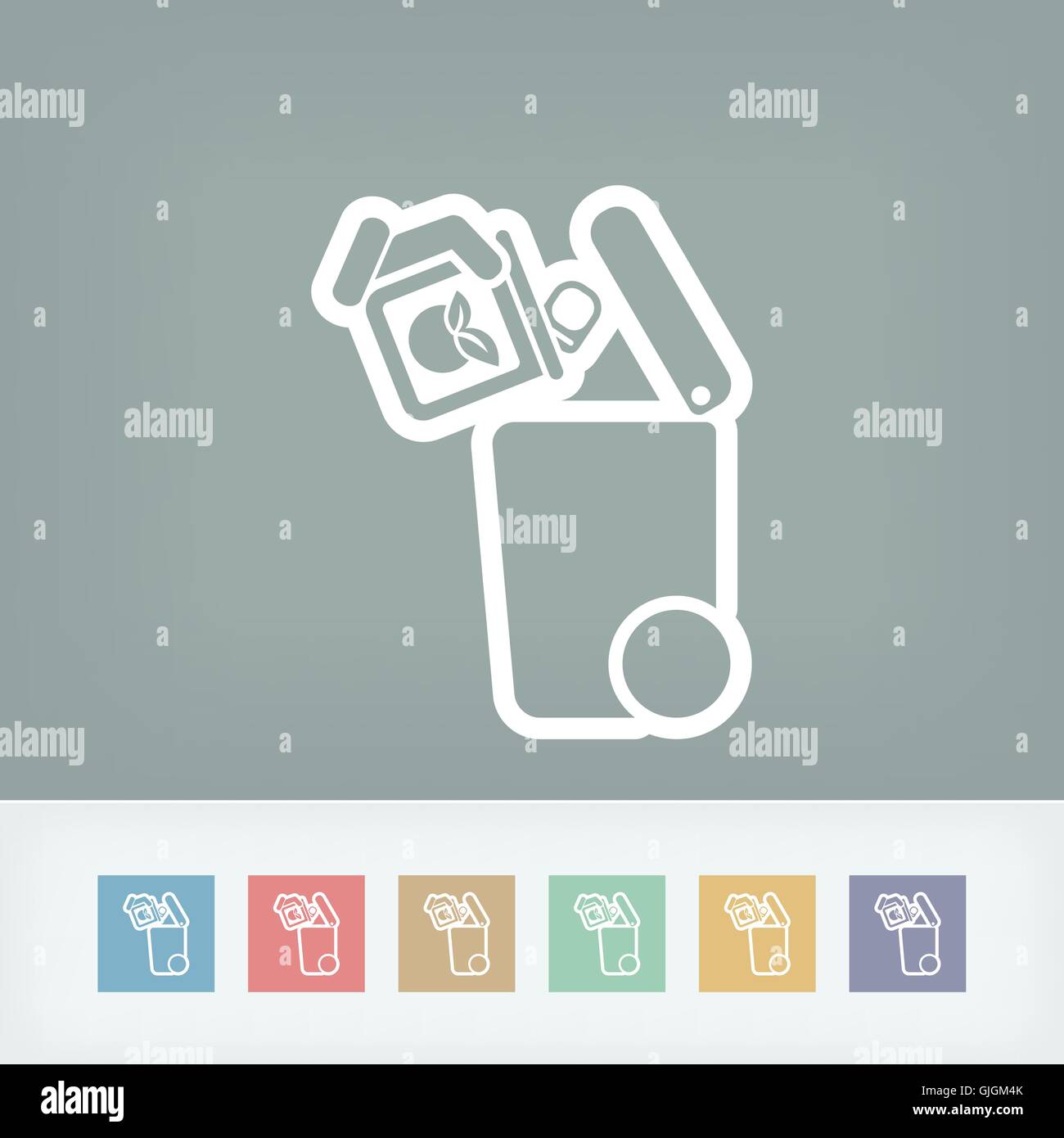 Separate waste collection icon Stock Vector Image & Art - Alamy