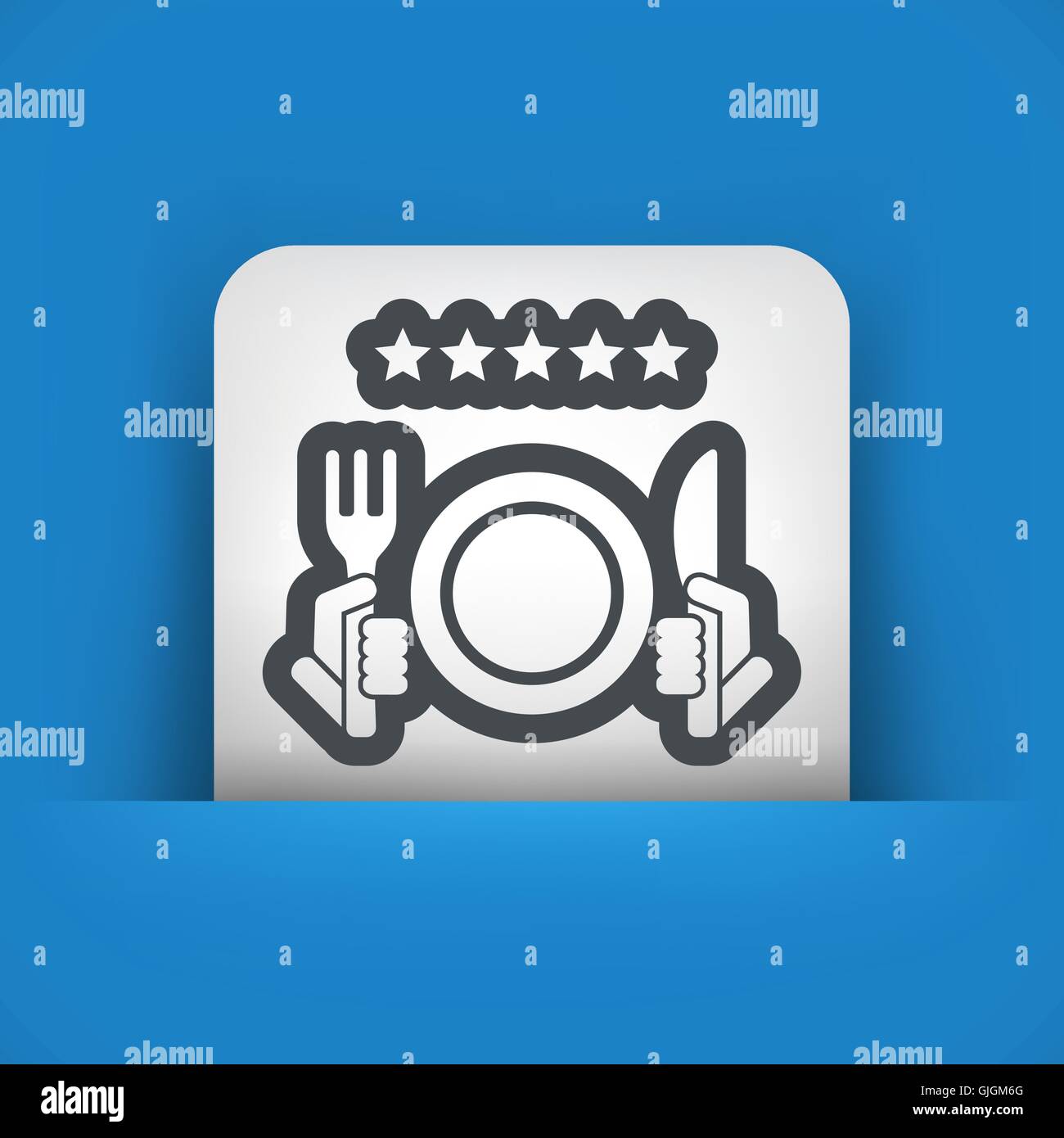 Restaurant icon. Top rating Stock Vector Image & Art - Alamy