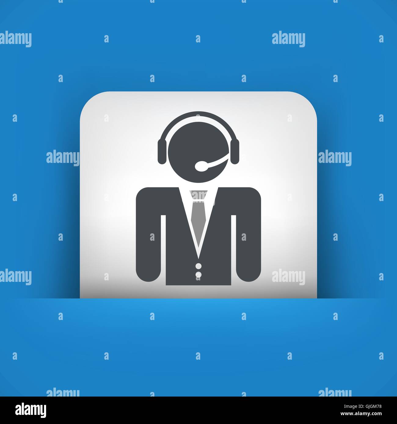 Contact assistance icon Stock Vector Image & Art - Alamy