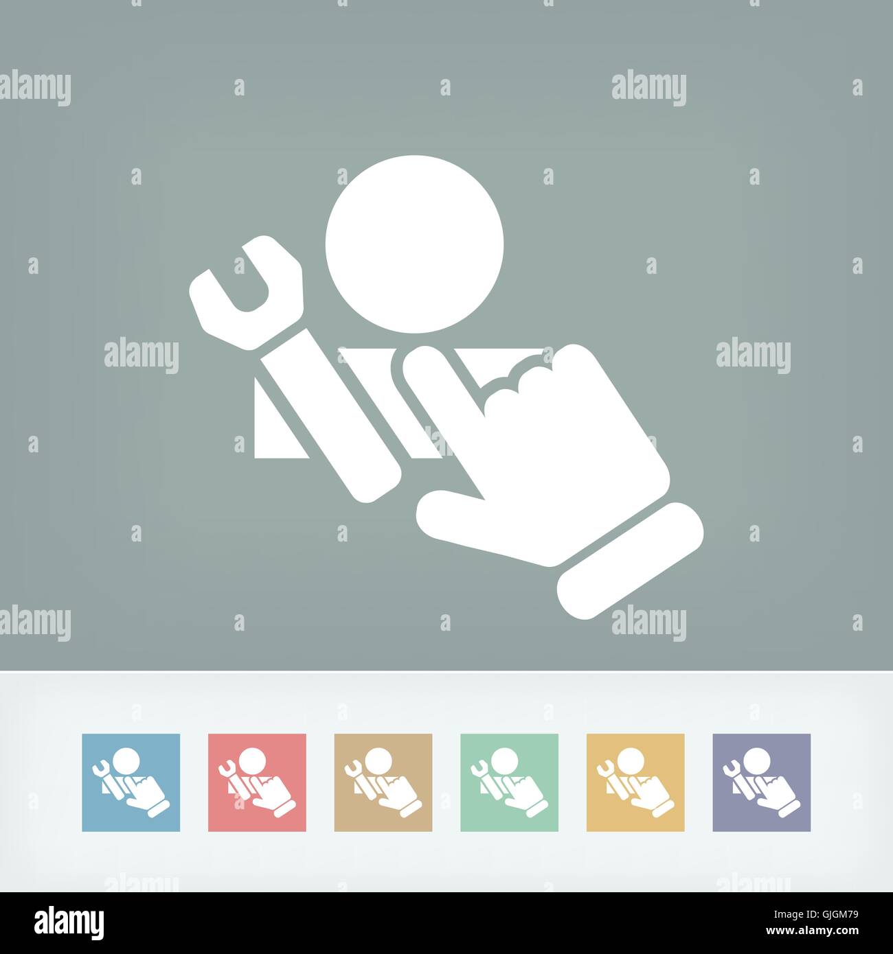 Machinist and computer Stock Vector Images - Alamy