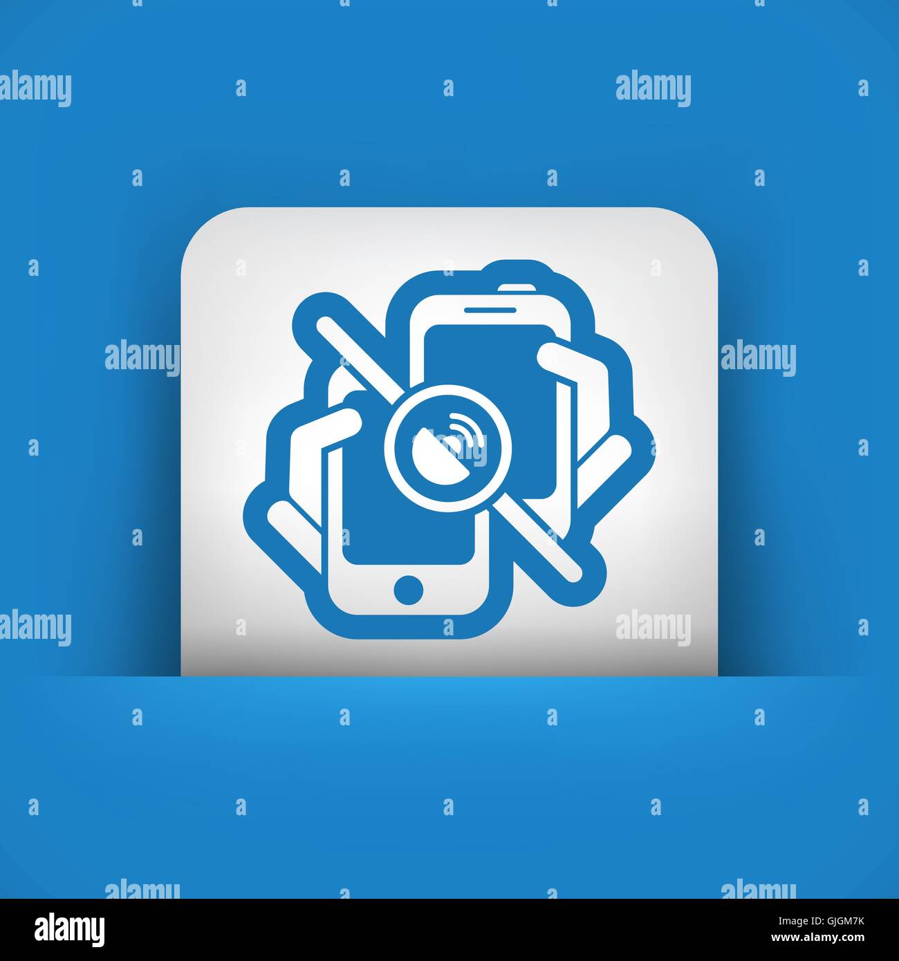 Mobile connection icon Stock Vector Image & Art - Alamy