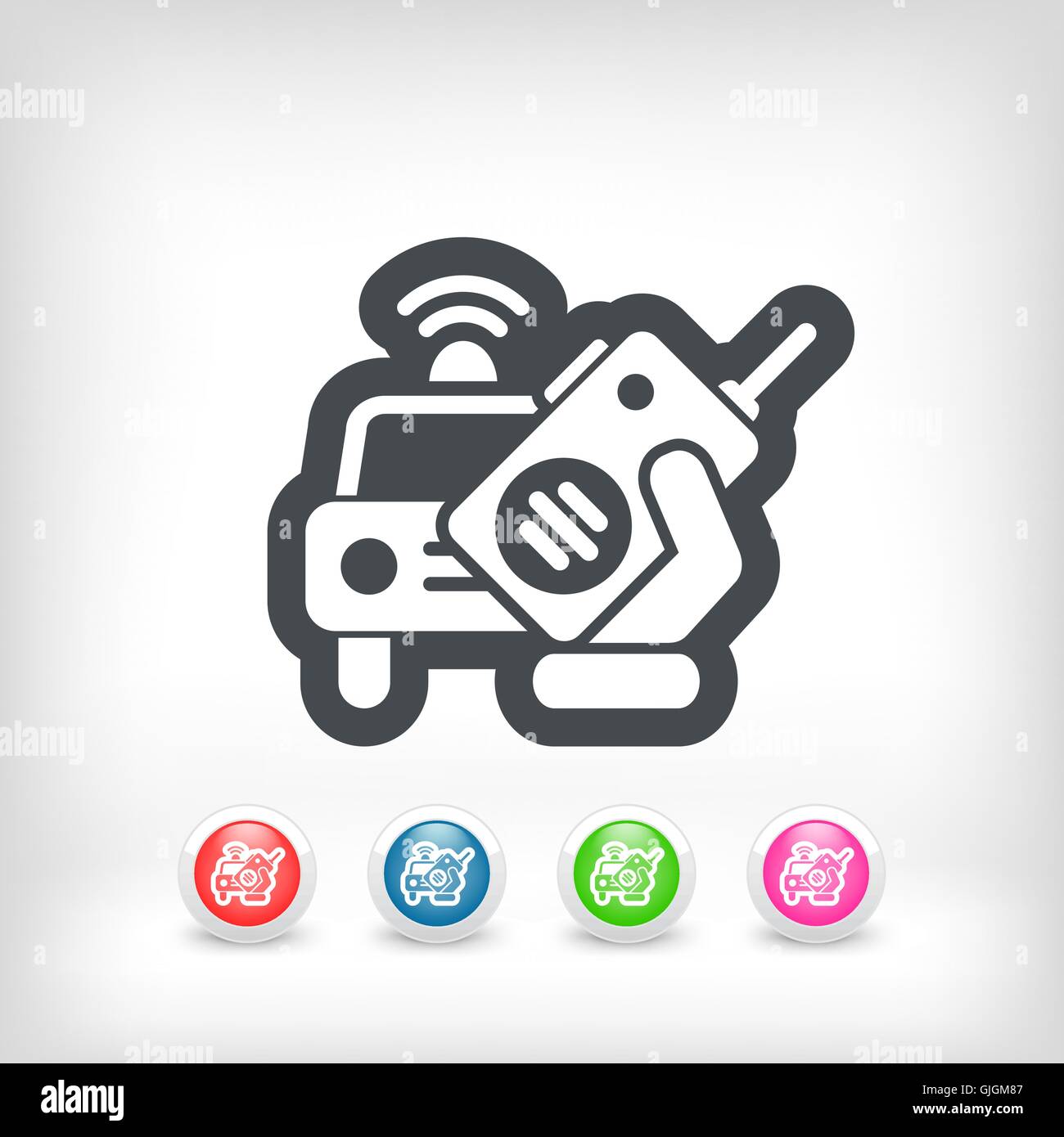 Police car radio Stock Vector Image & Art - Alamy