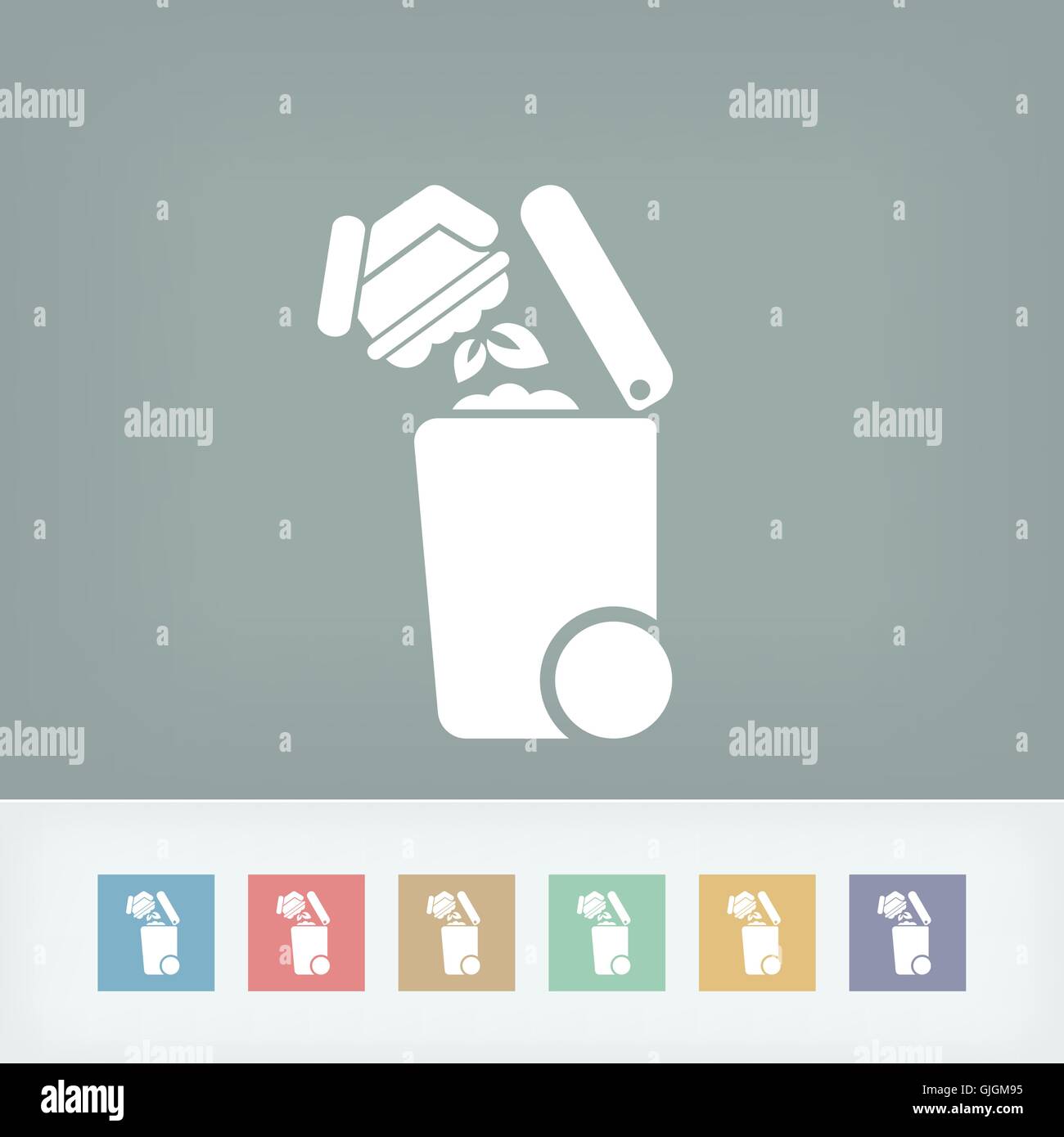 Separate waste collection icon Stock Vector Image & Art - Alamy