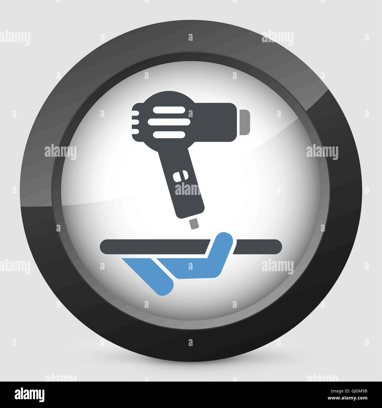 Hand dryer icon hi-res stock photography and images - Alamy