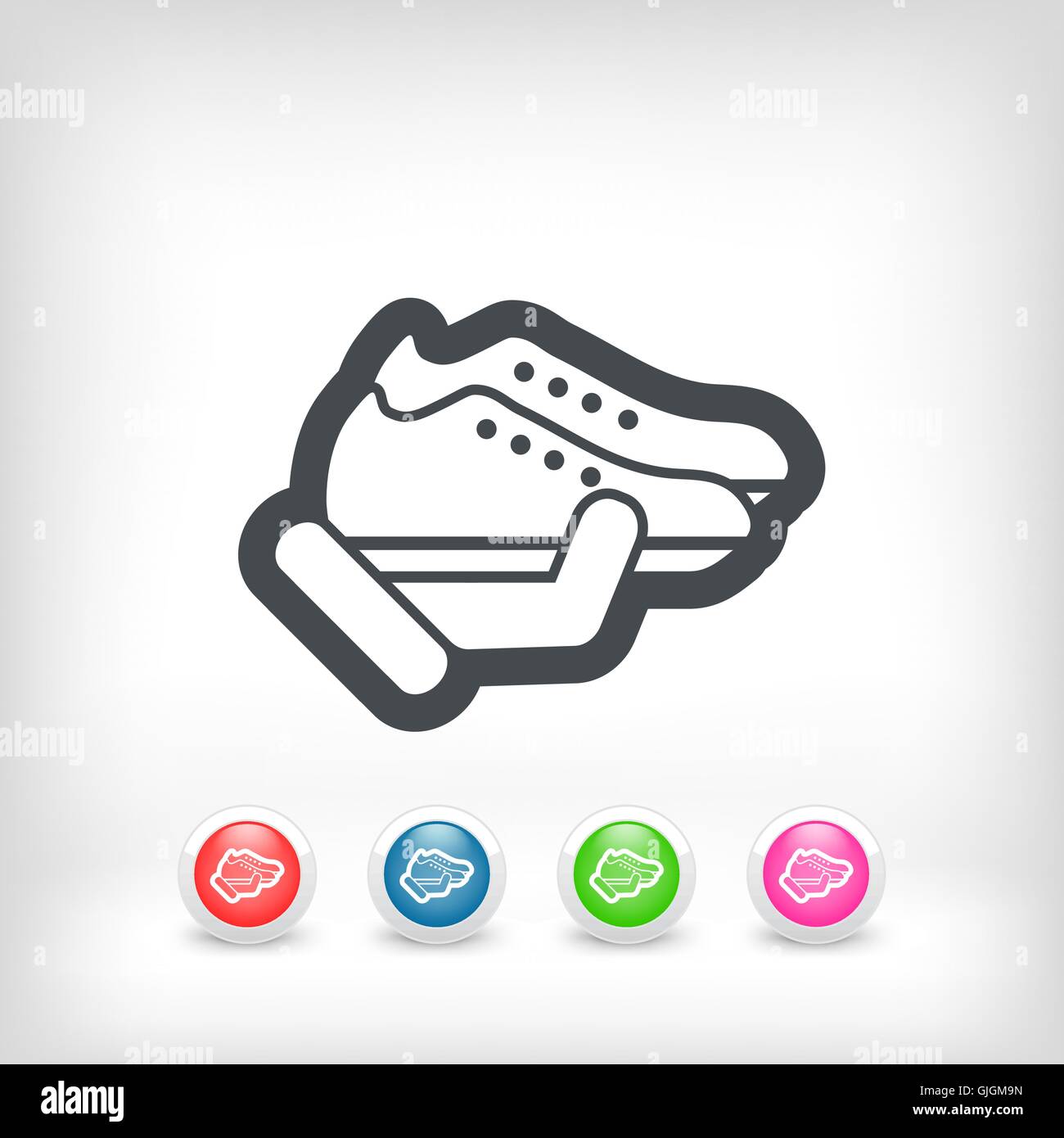 Try shoe Stock Vector Images - Alamy