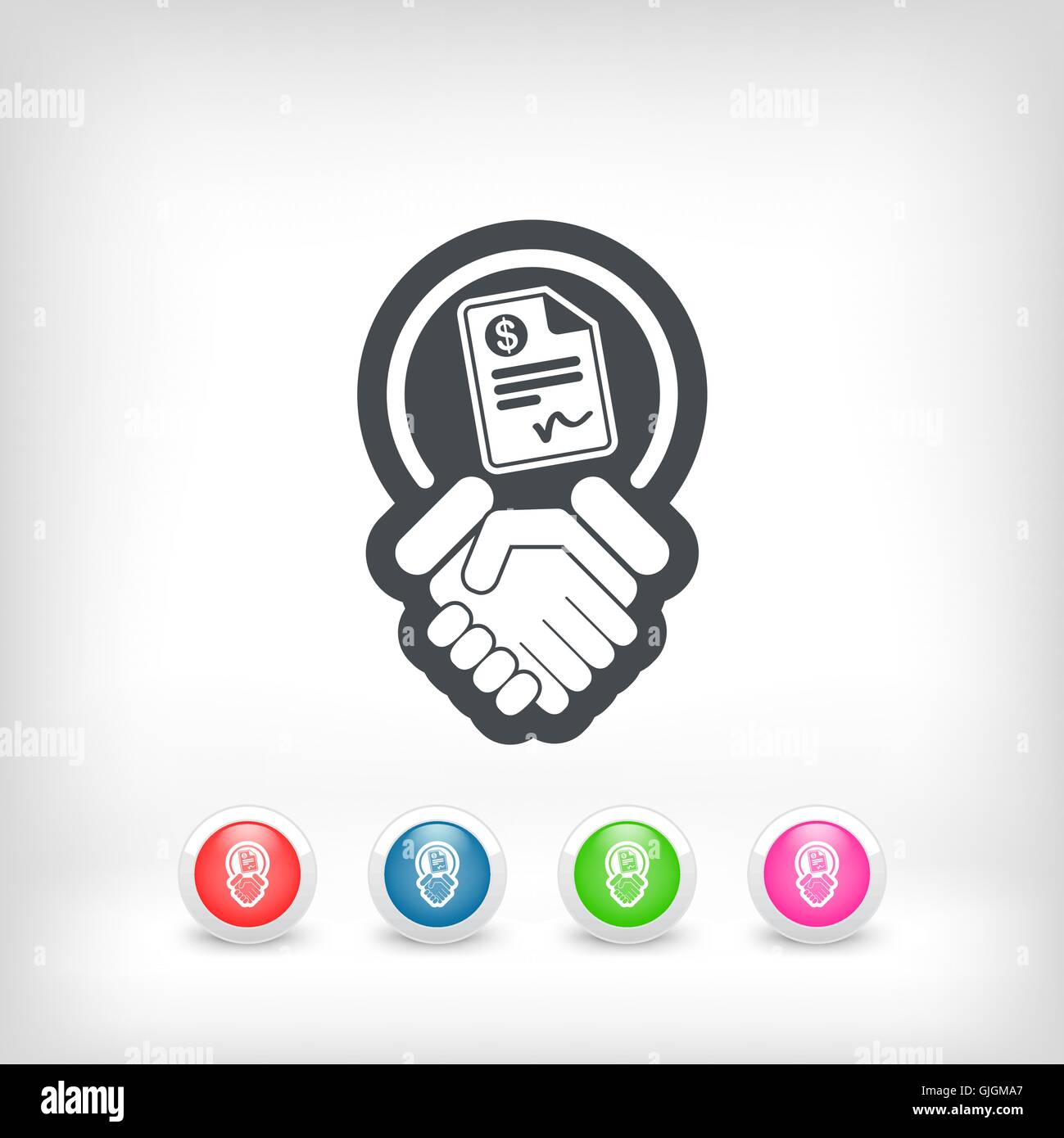 Professional payment agreement Stock Vector Images - Alamy