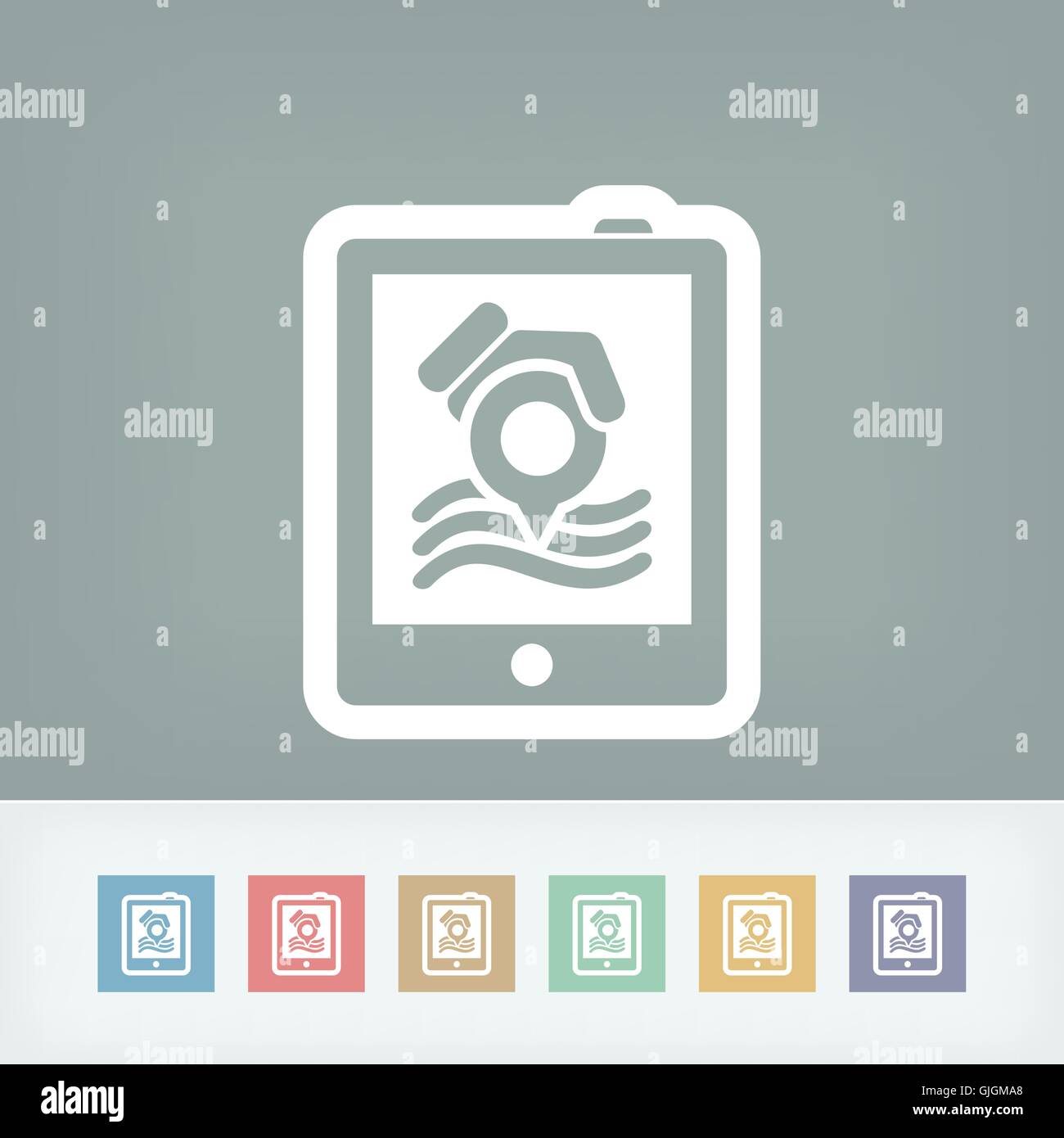 Sea map pointer Stock Vector Image & Art - Alamy