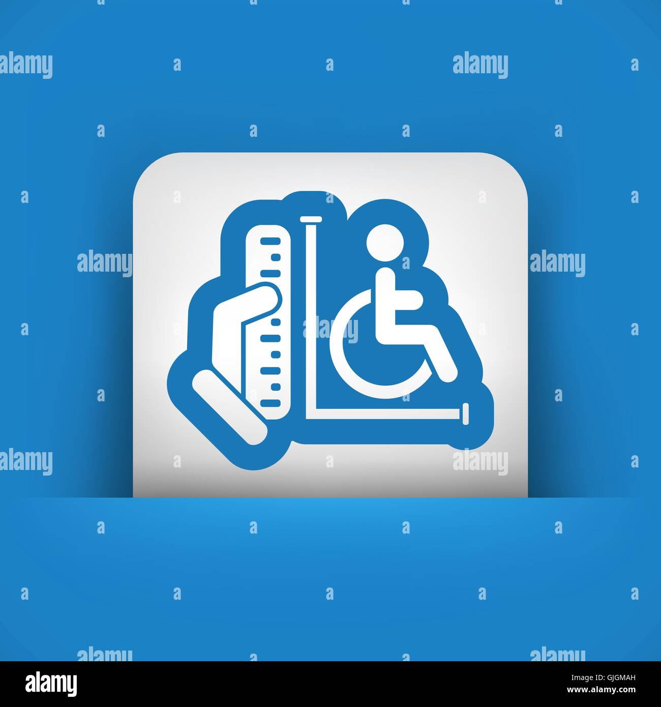 Disabled access area Stock Vector Image & Art - Alamy