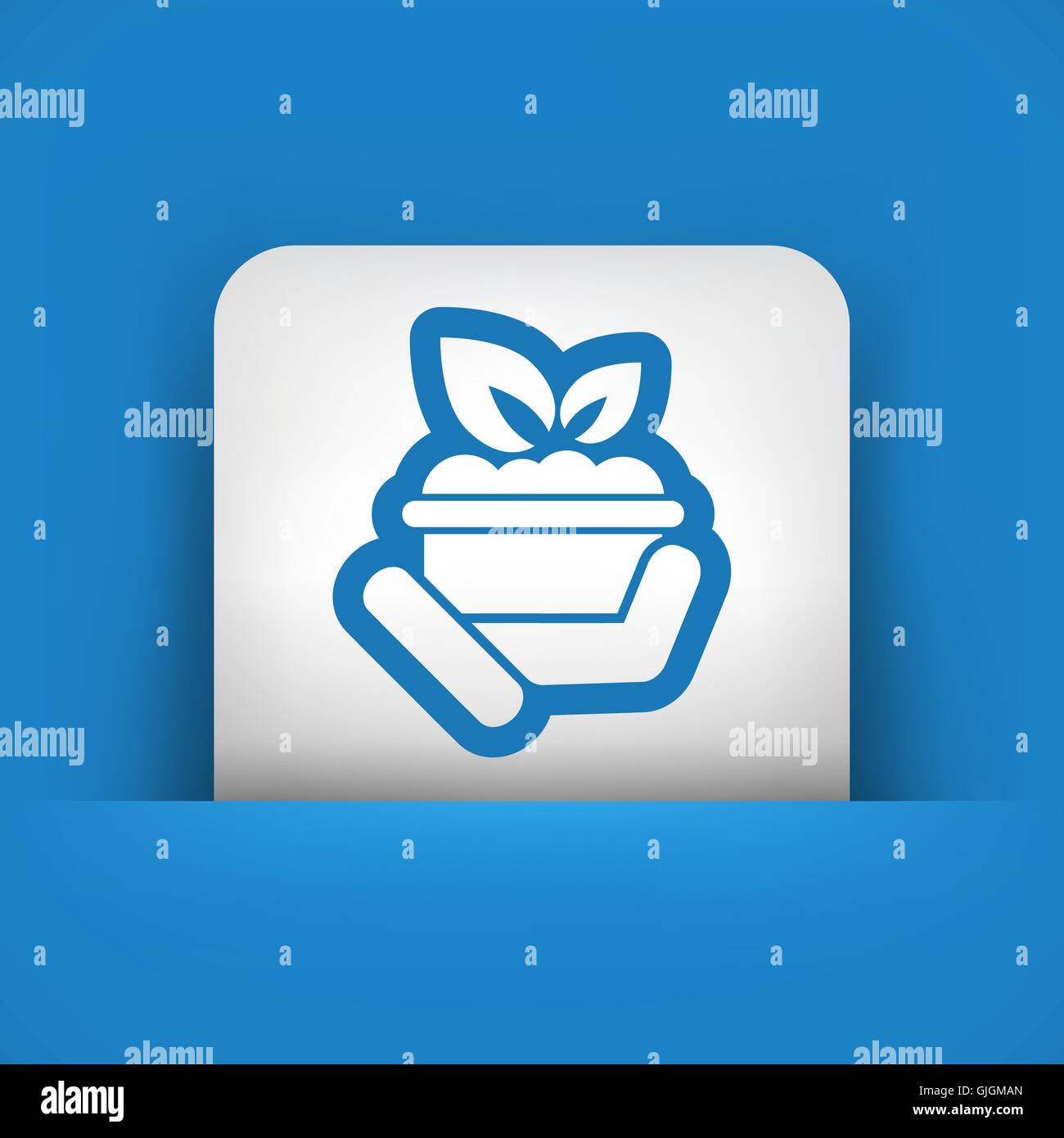 Hand plant icon hi-res stock photography and images - Alamy