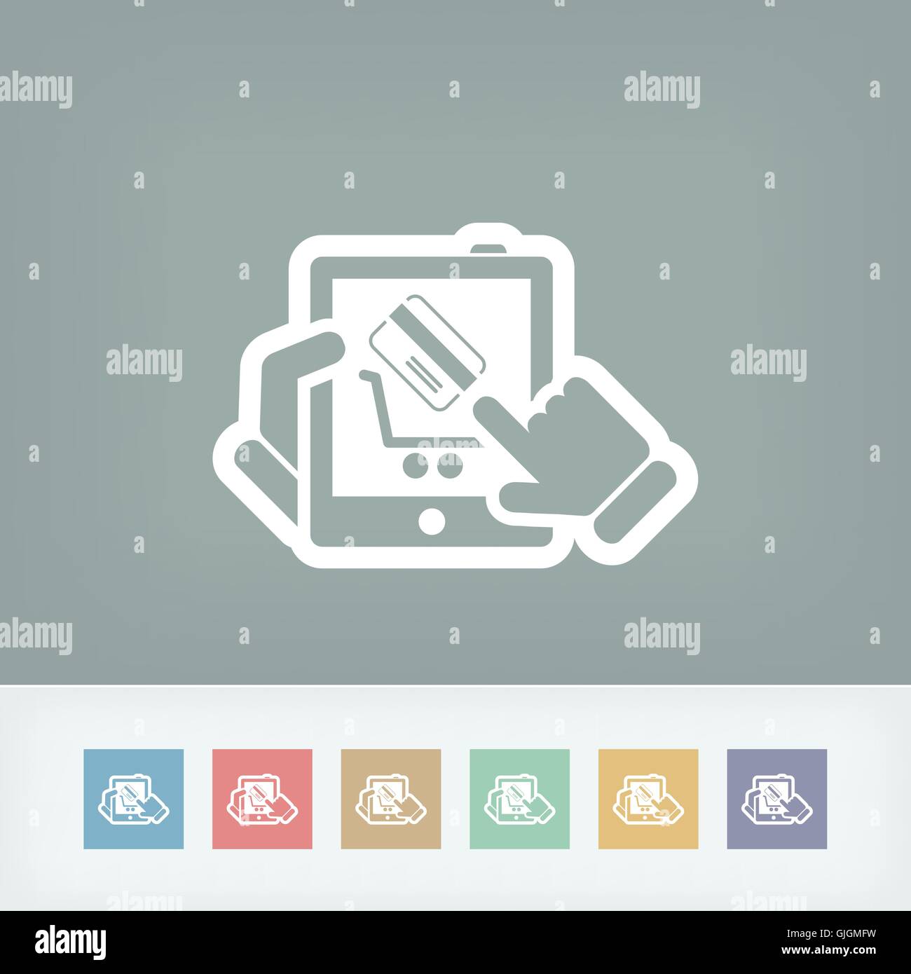Shopping online browser Stock Vector Images - Alamy