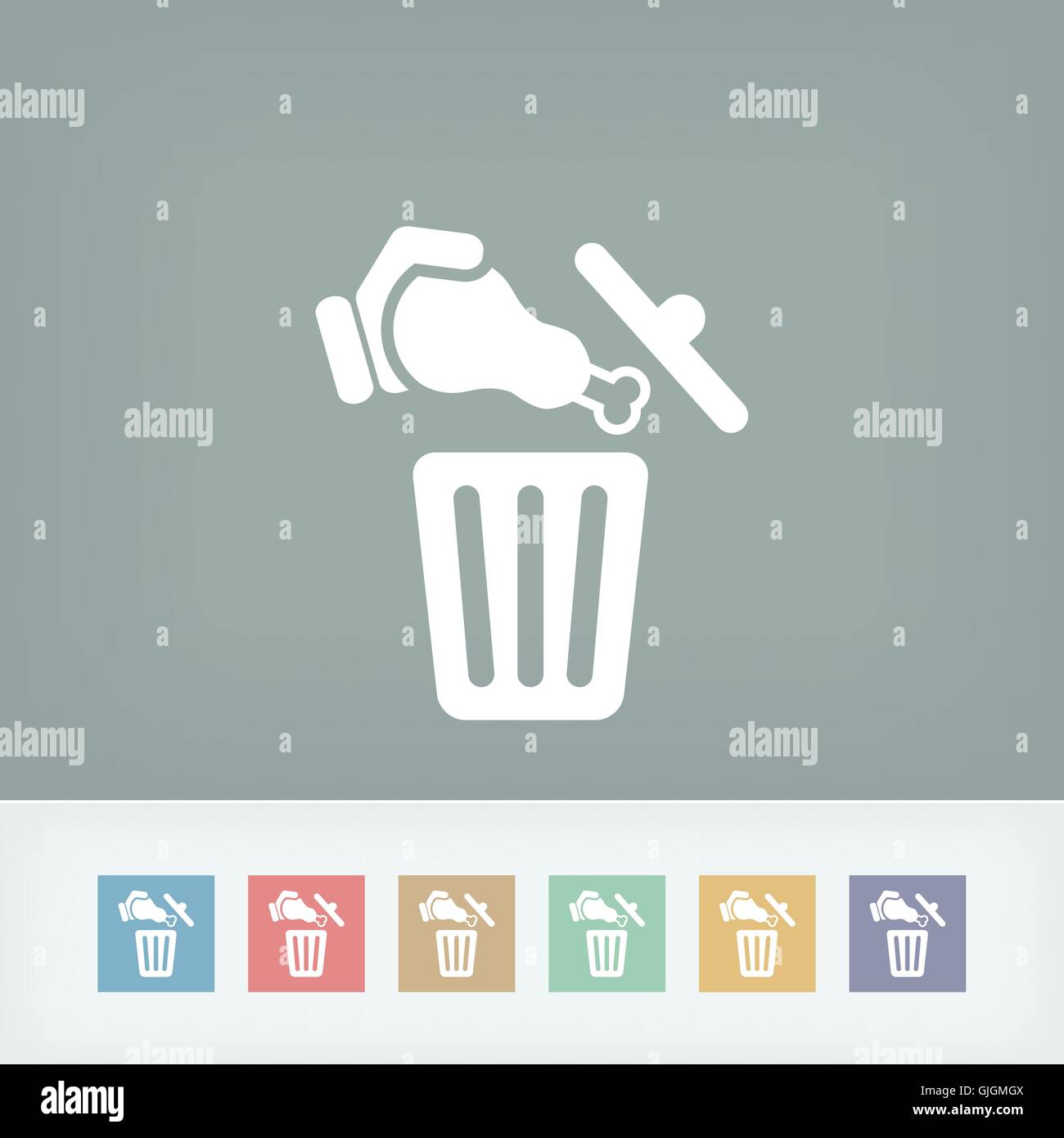 Food trash icon Stock Vector Image & Art - Alamy