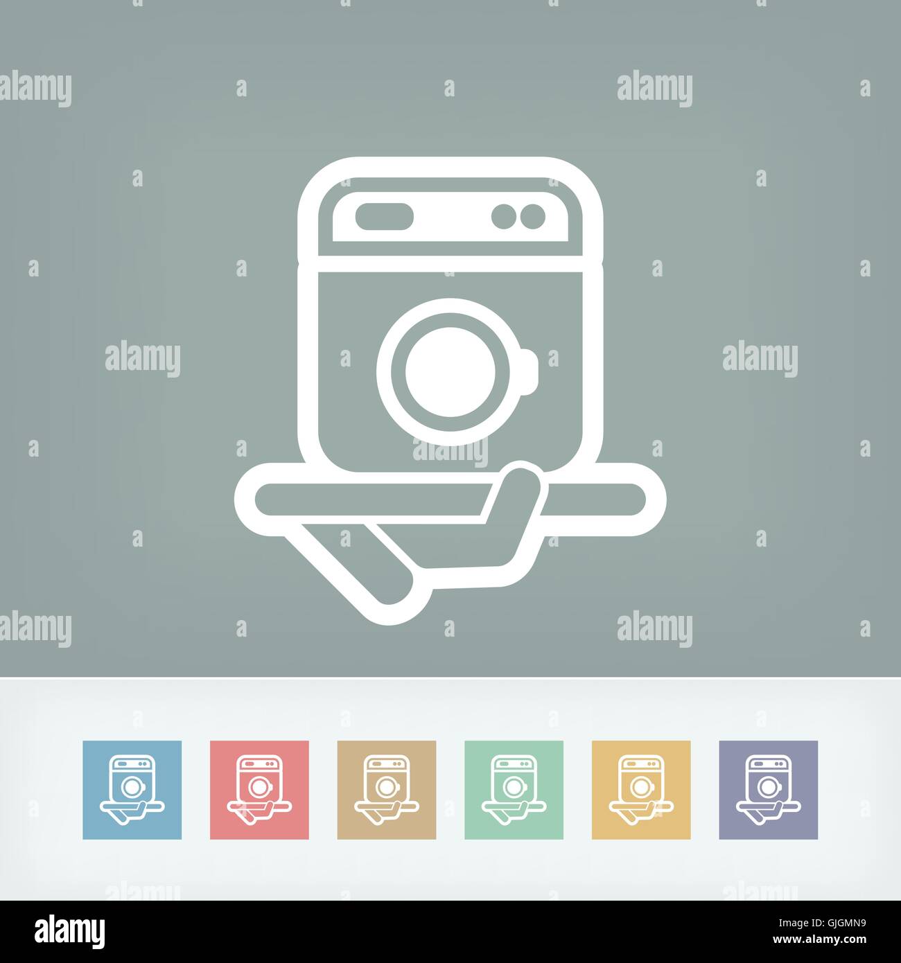 Washing machine icon Stock Vector Image & Art - Alamy