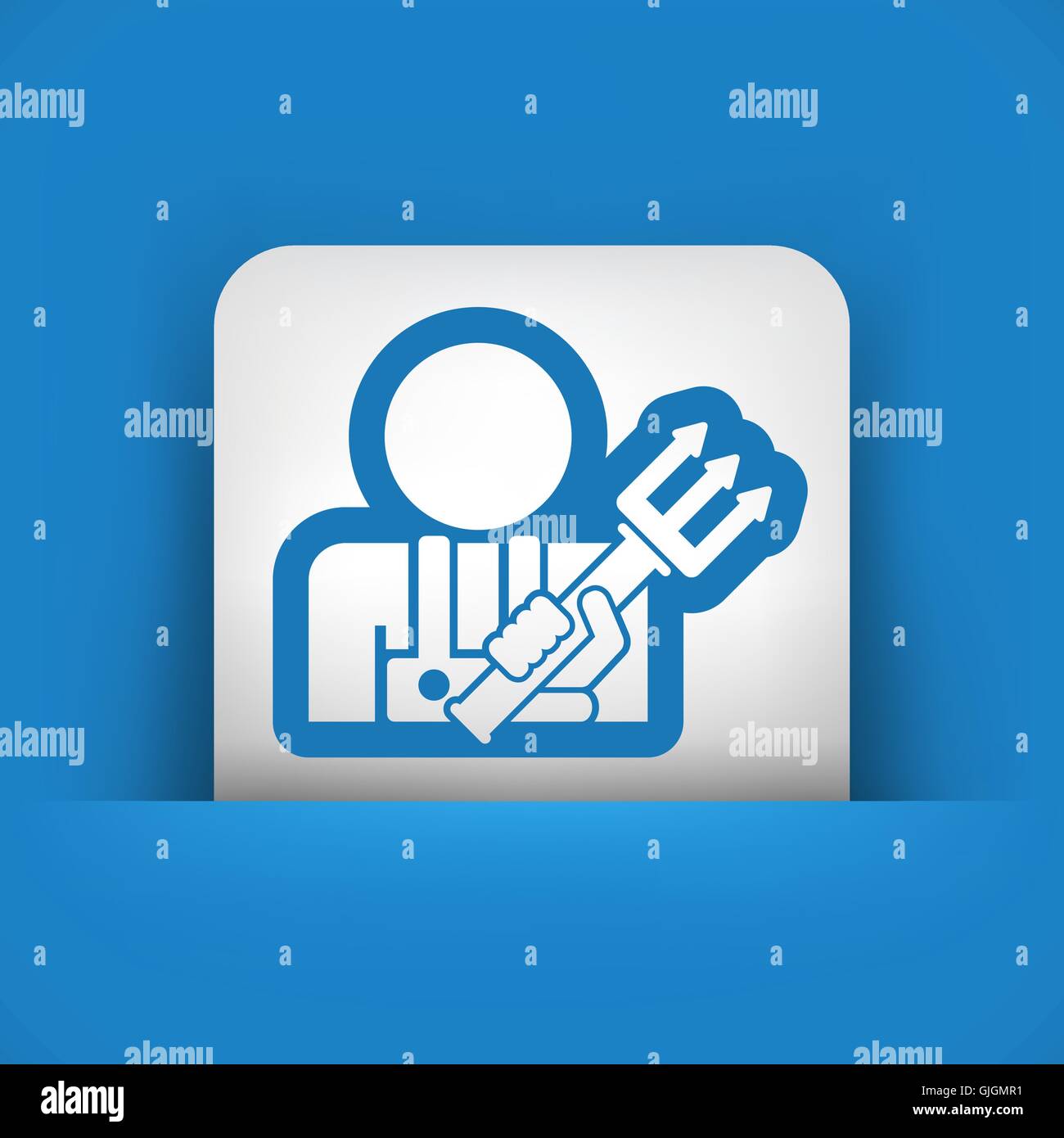 Pitchfork icon Stock Vector Images - Alamy