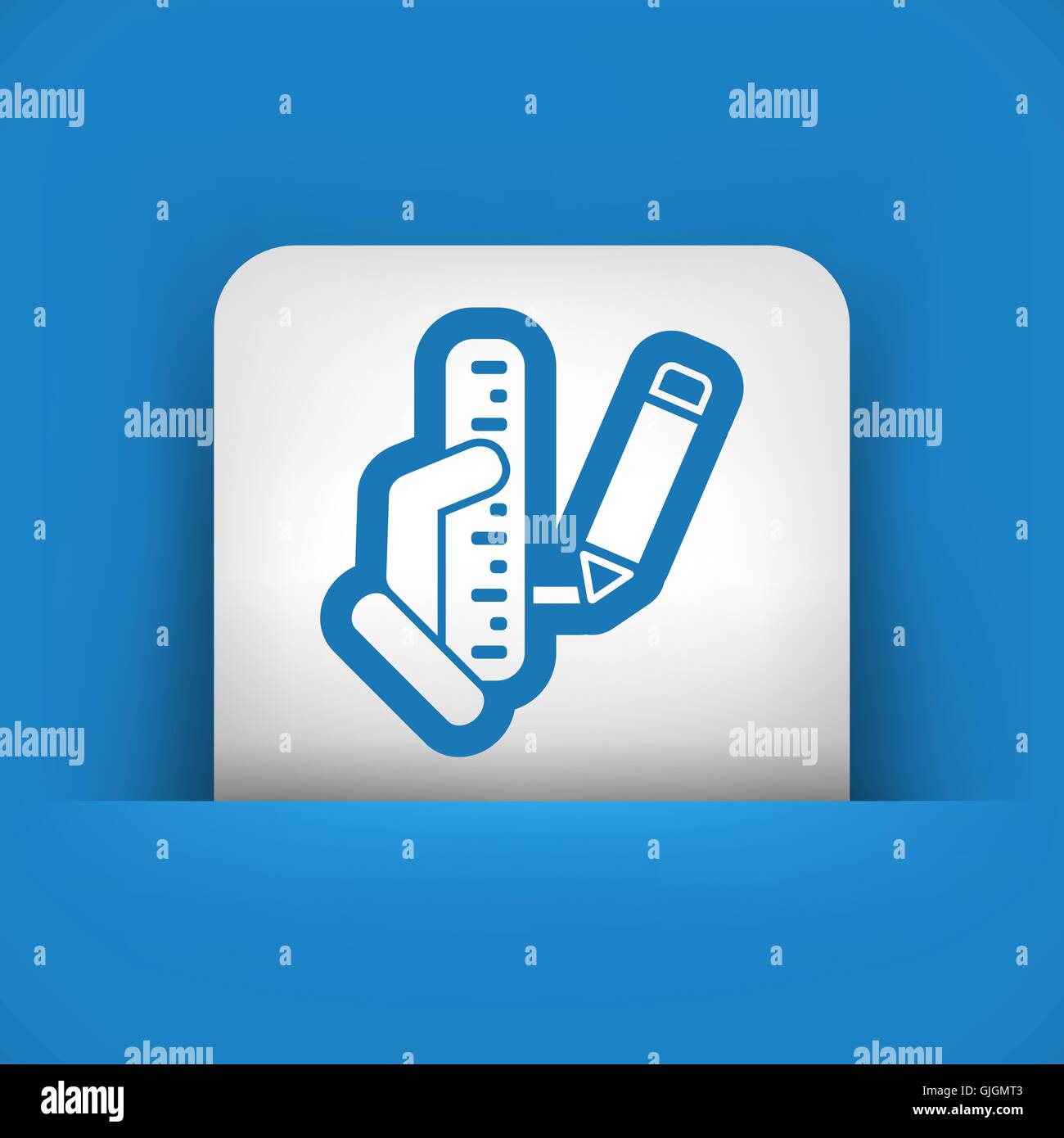 Ruler with measures Stock Vector Images - Alamy