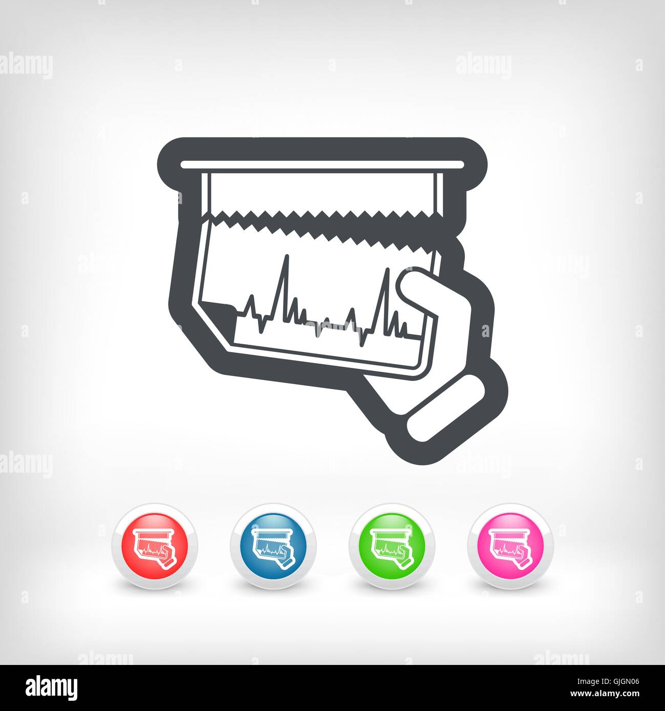 Cardiac test document Stock Vector Image & Art - Alamy