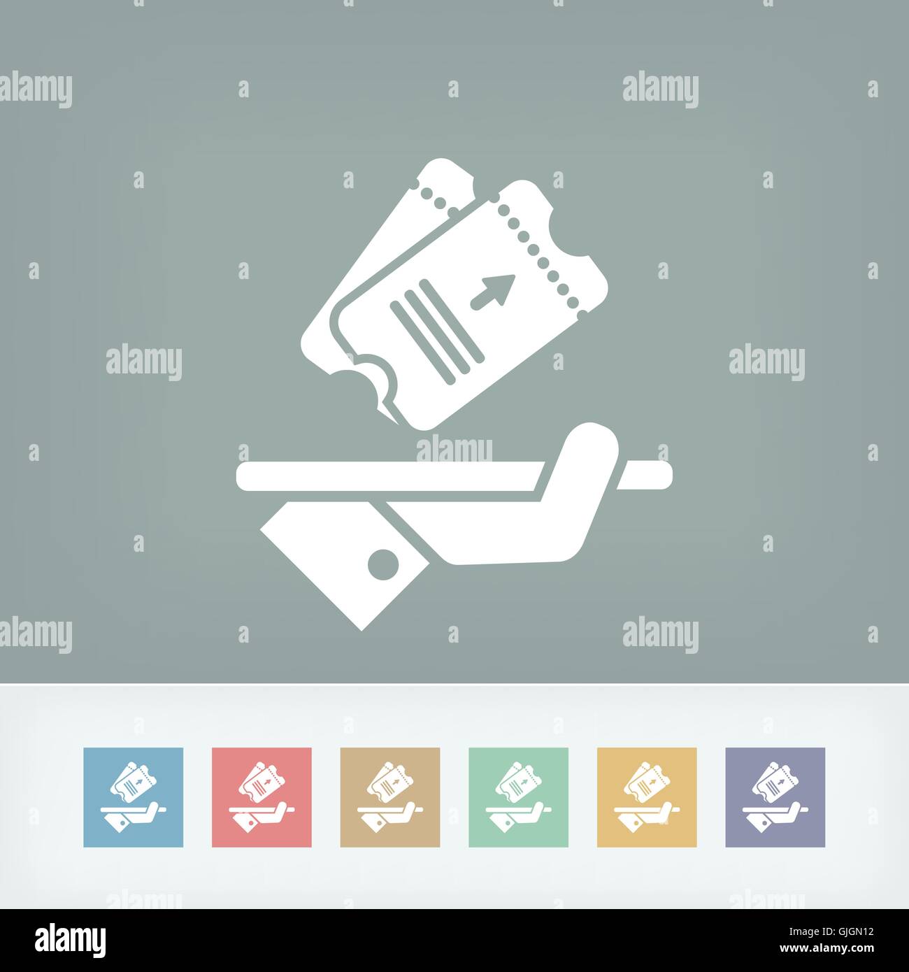 Airplane ticket symbol hi-res stock photography and images - Alamy