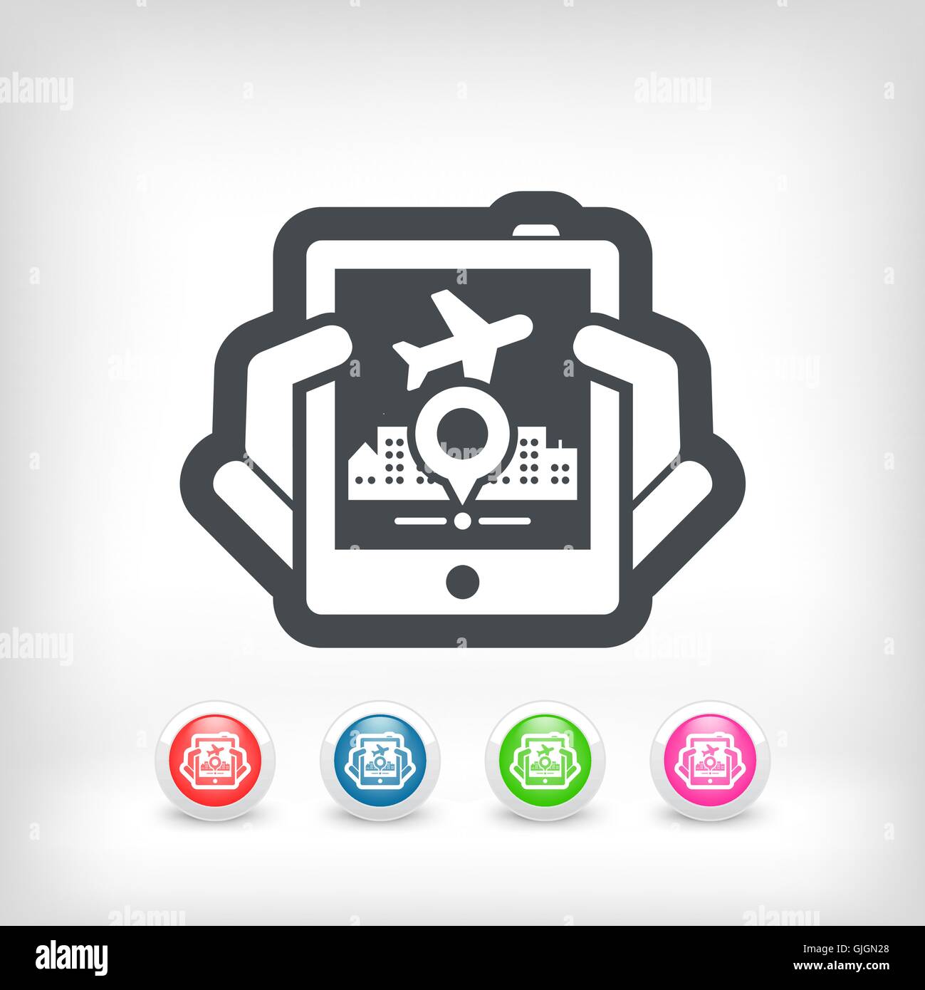 Delivery point sign Stock Vector Images - Alamy