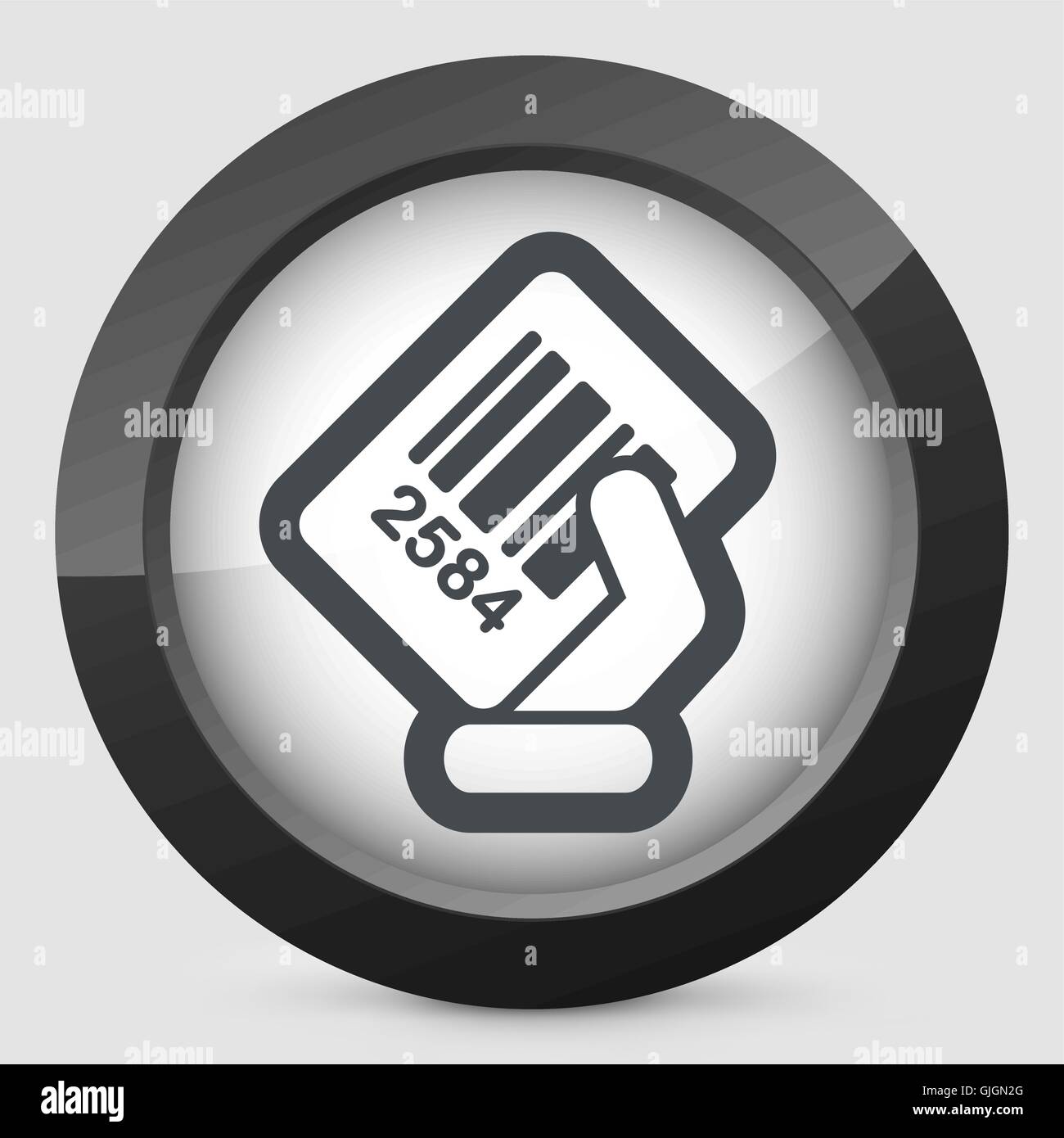 Scanning hand to pay Stock Vector Images - Alamy