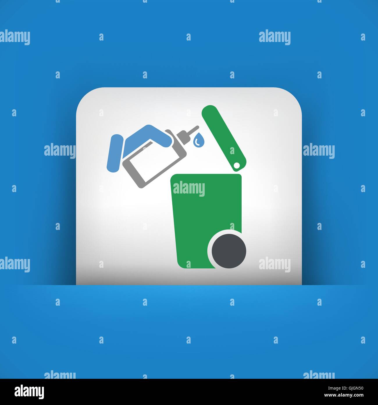 Residual waste Stock Vector Images - Alamy