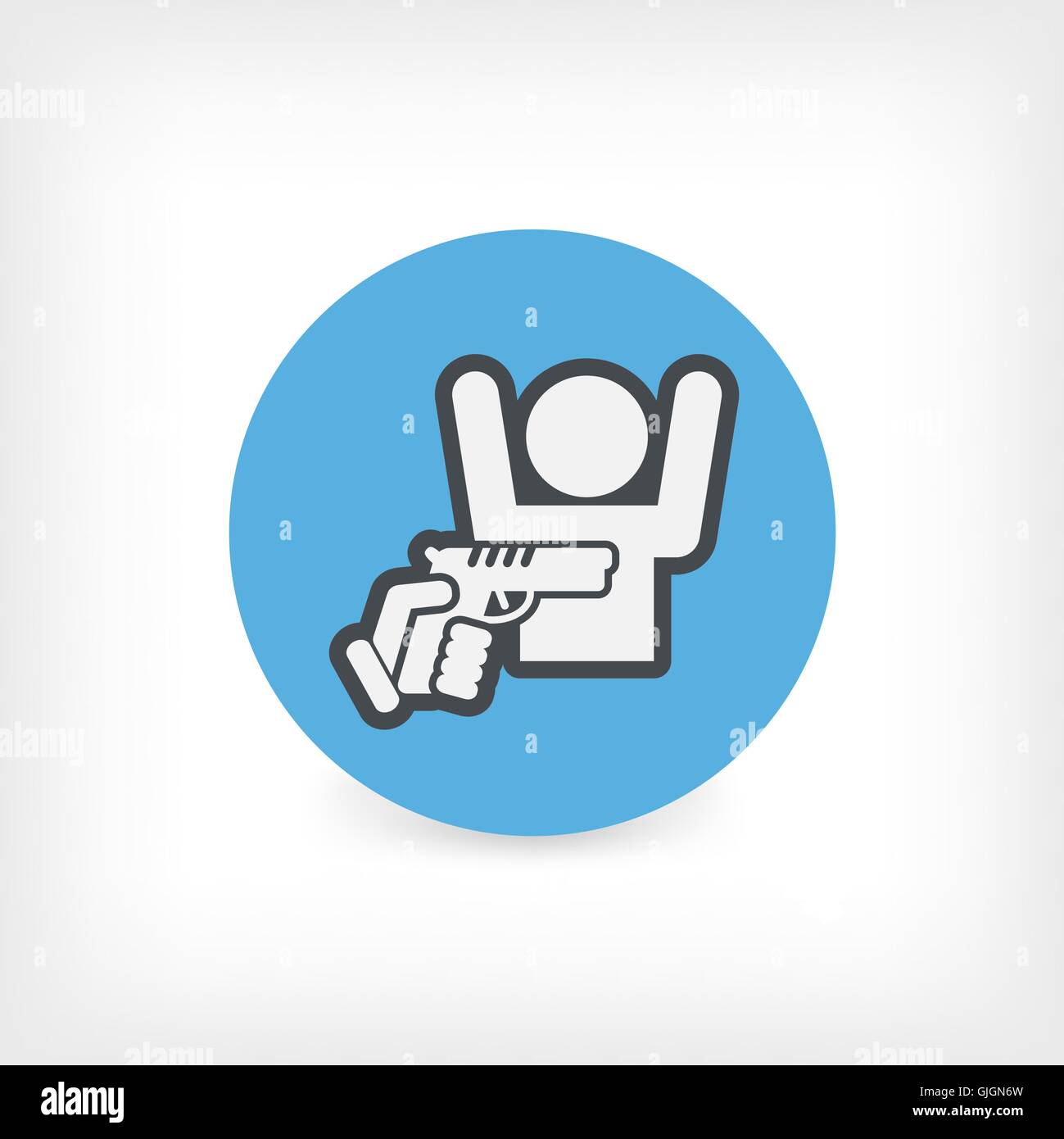 Robbery with gun Stock Vector Image & Art - Alamy