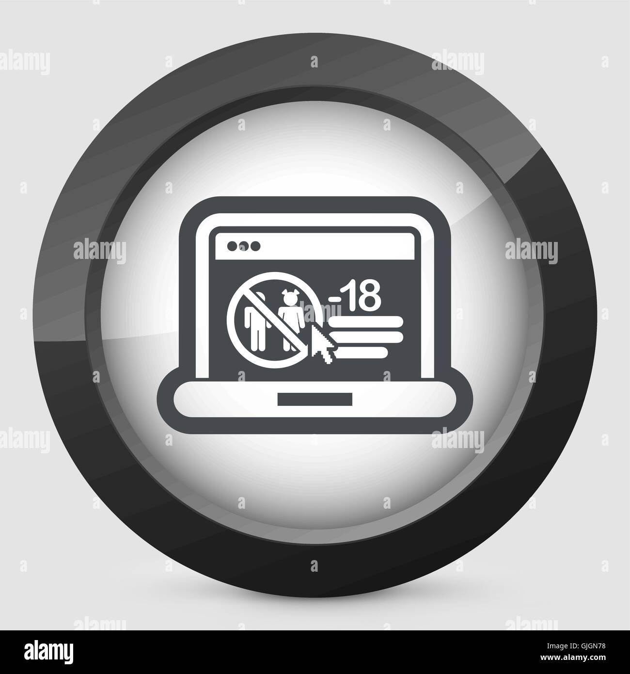 Web parental advisory Stock Vector Image & Art - Alamy