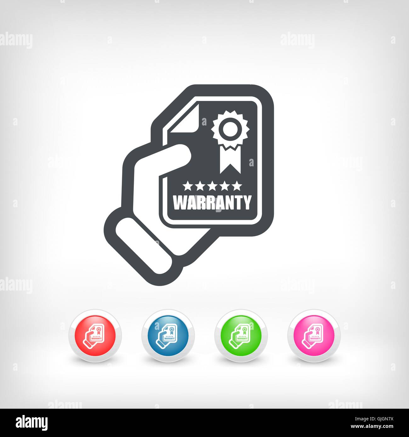 Warranty icon hi-res stock photography and images - Alamy