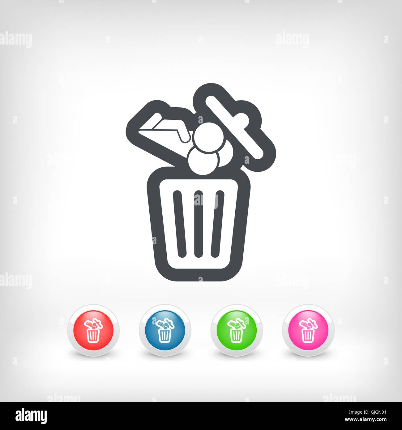 Food Trash Icon Stock Vector Image Art Alamy food-trash-icon-stock-vector-image-art-alamy