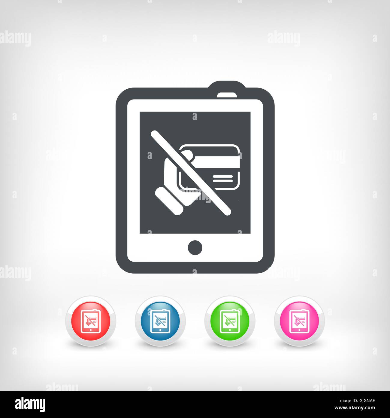 Credit card rejected Stock Vector Image & Art - Alamy