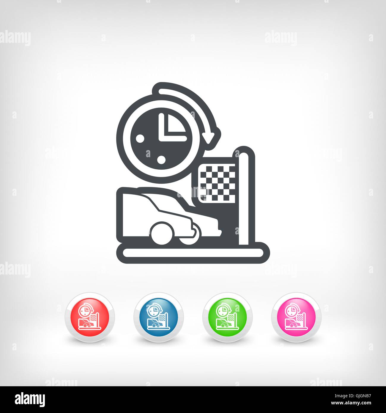 Car race icon Stock Vector Image & Art - Alamy