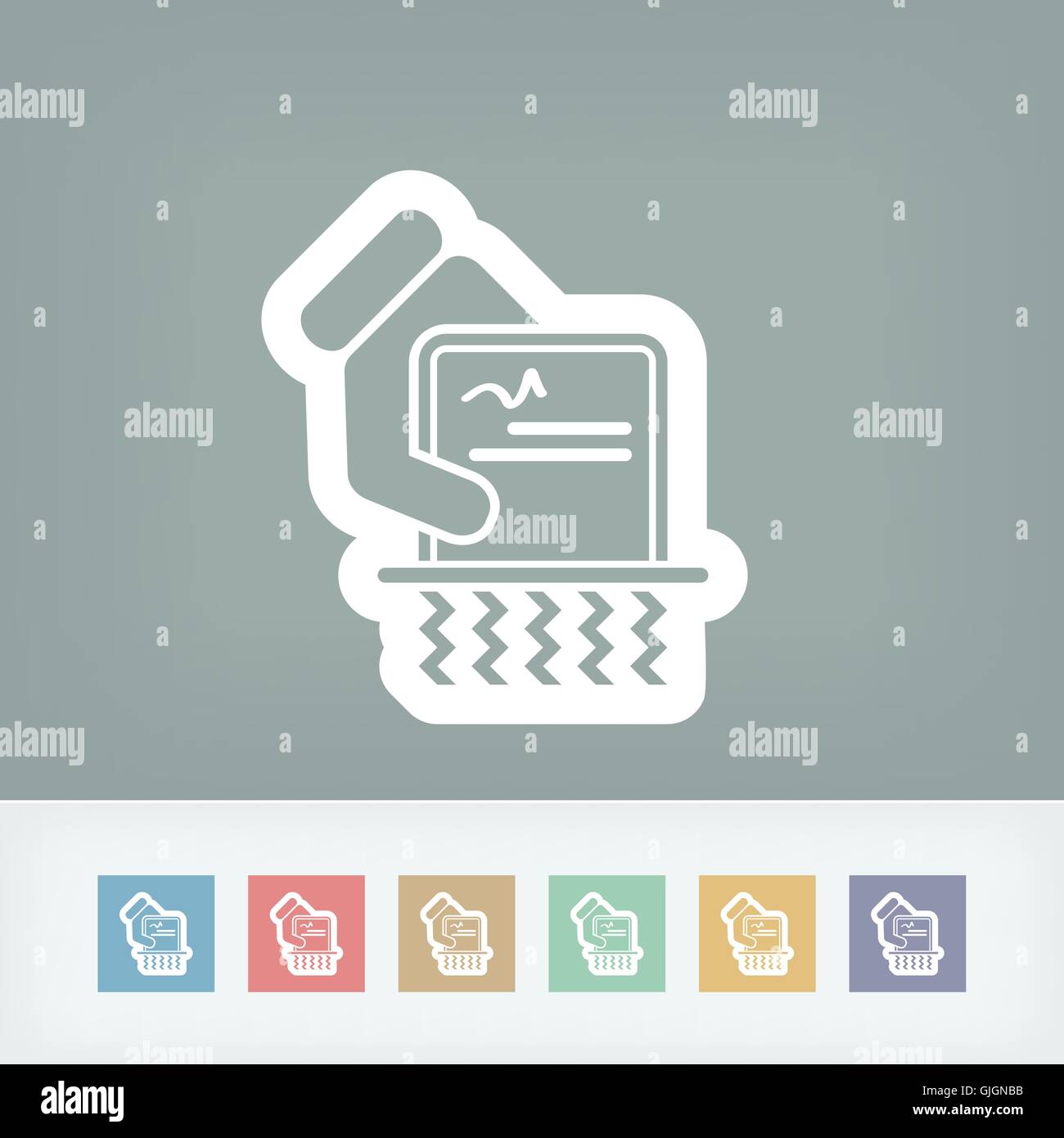 Shredding documents Stock Vector Images - Alamy