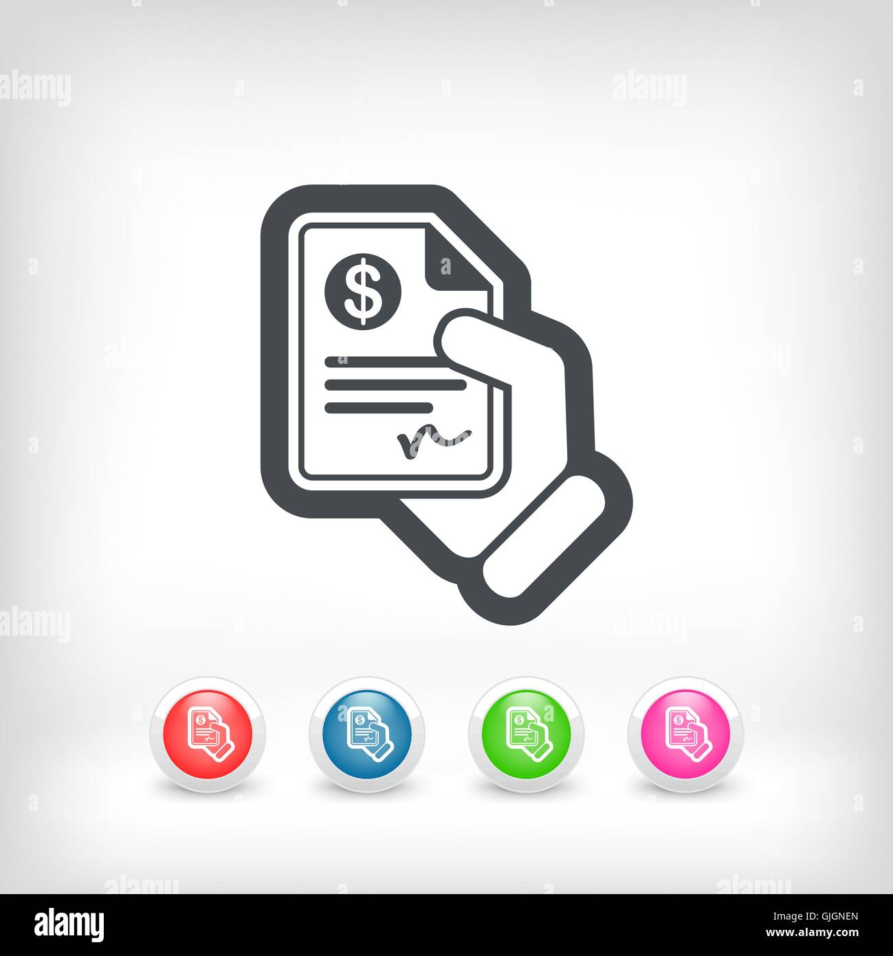 Balance payments icon finance Stock Vector Images - Alamy