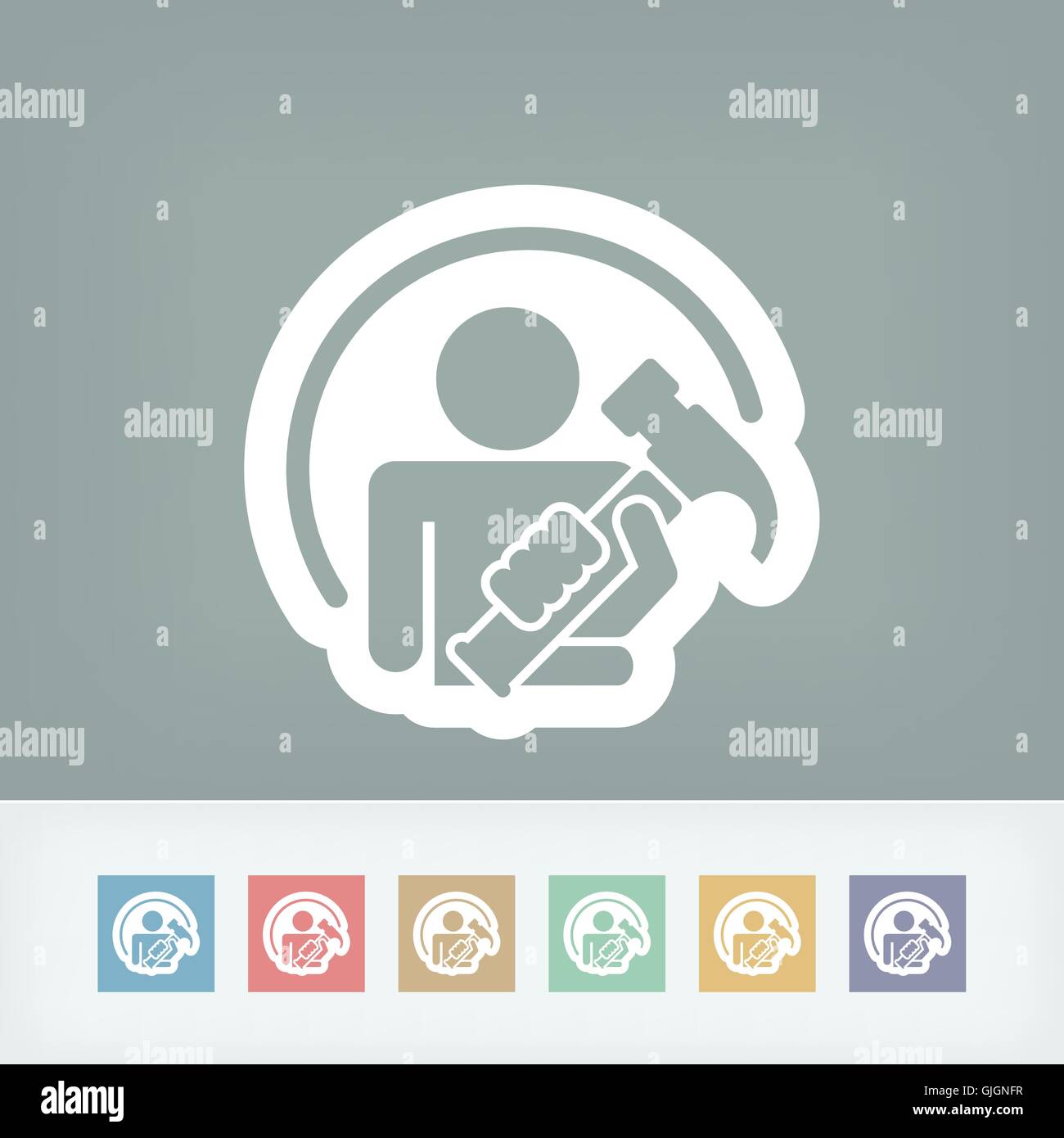 Hand repairing Stock Vector Images - Alamy