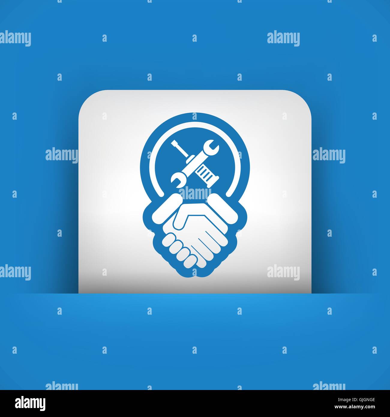 Handshake icon hi-res stock photography and images - Alamy