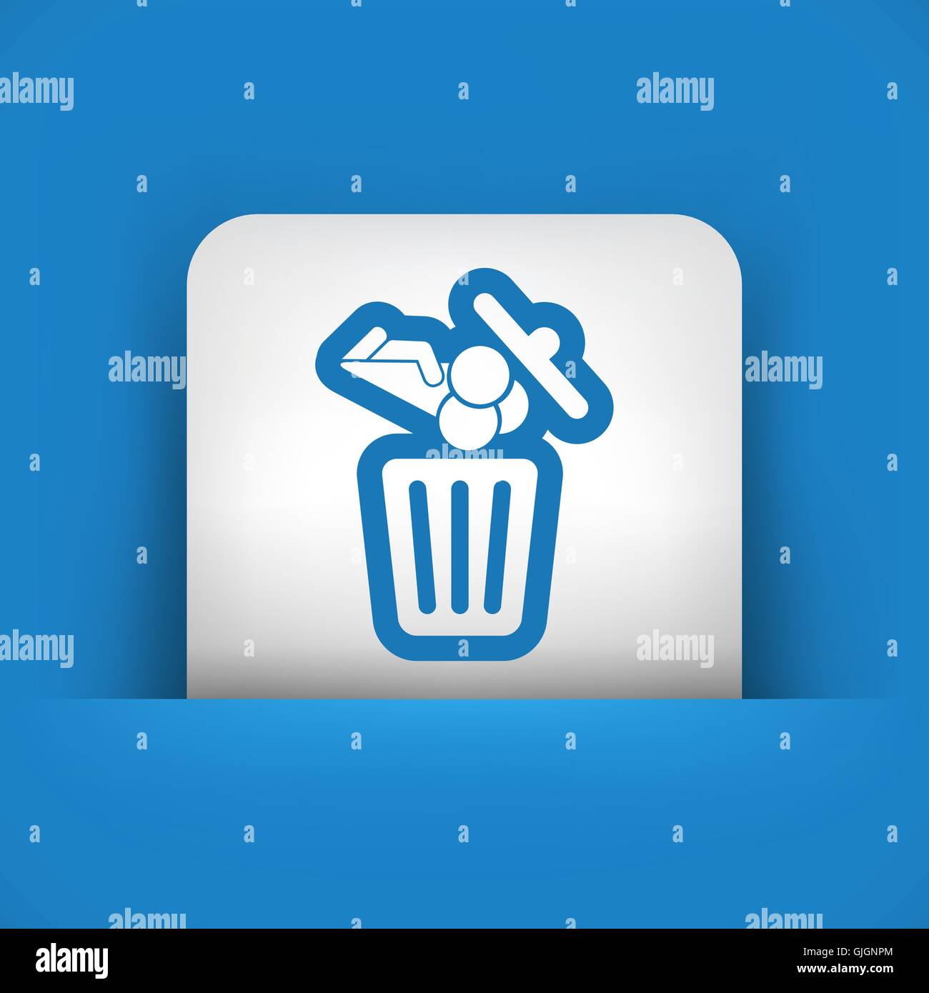 Food trash icon Stock Vector Image & Art - Alamy
