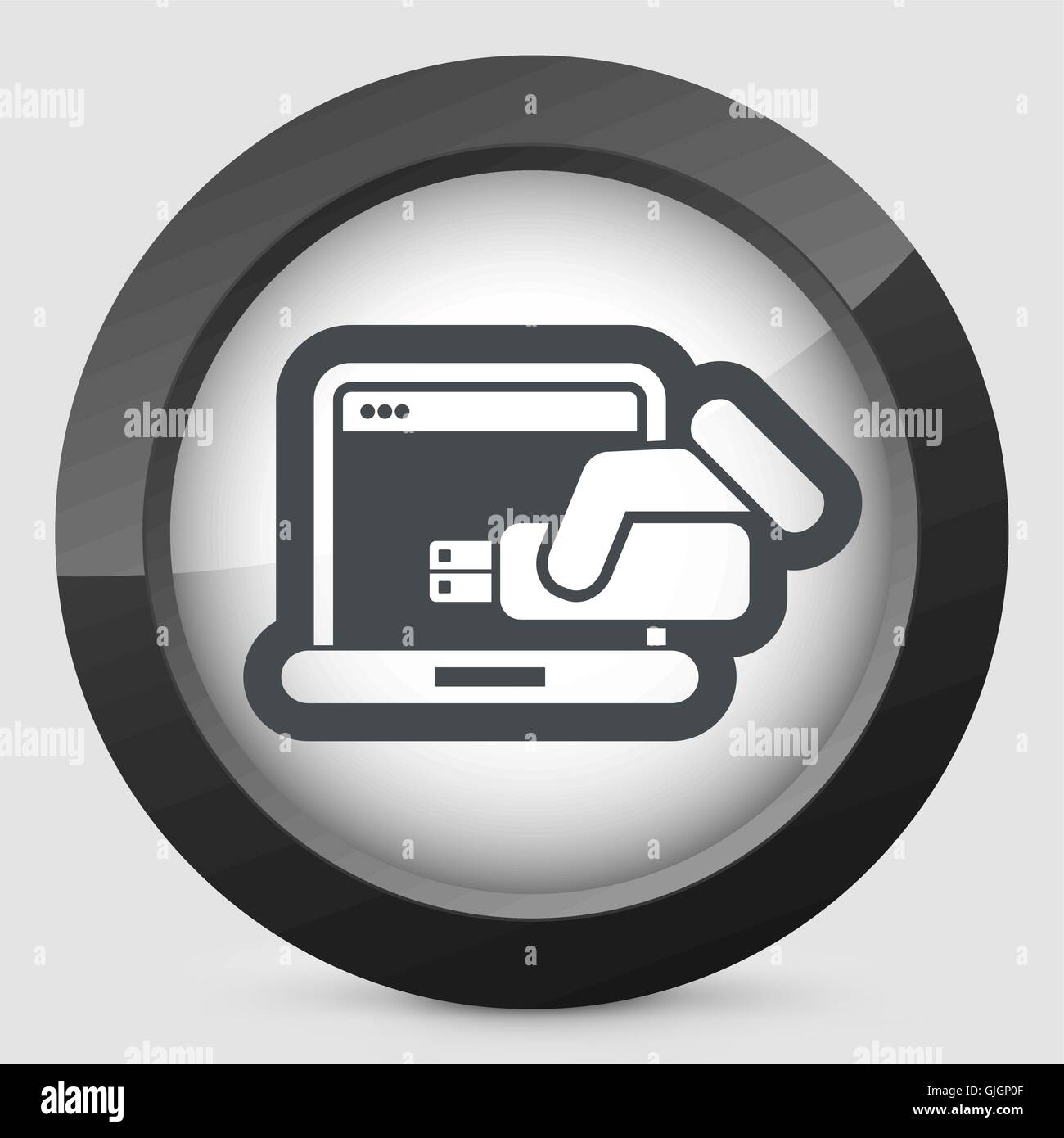 Usb computer icon Stock Vector Image & Art - Alamy