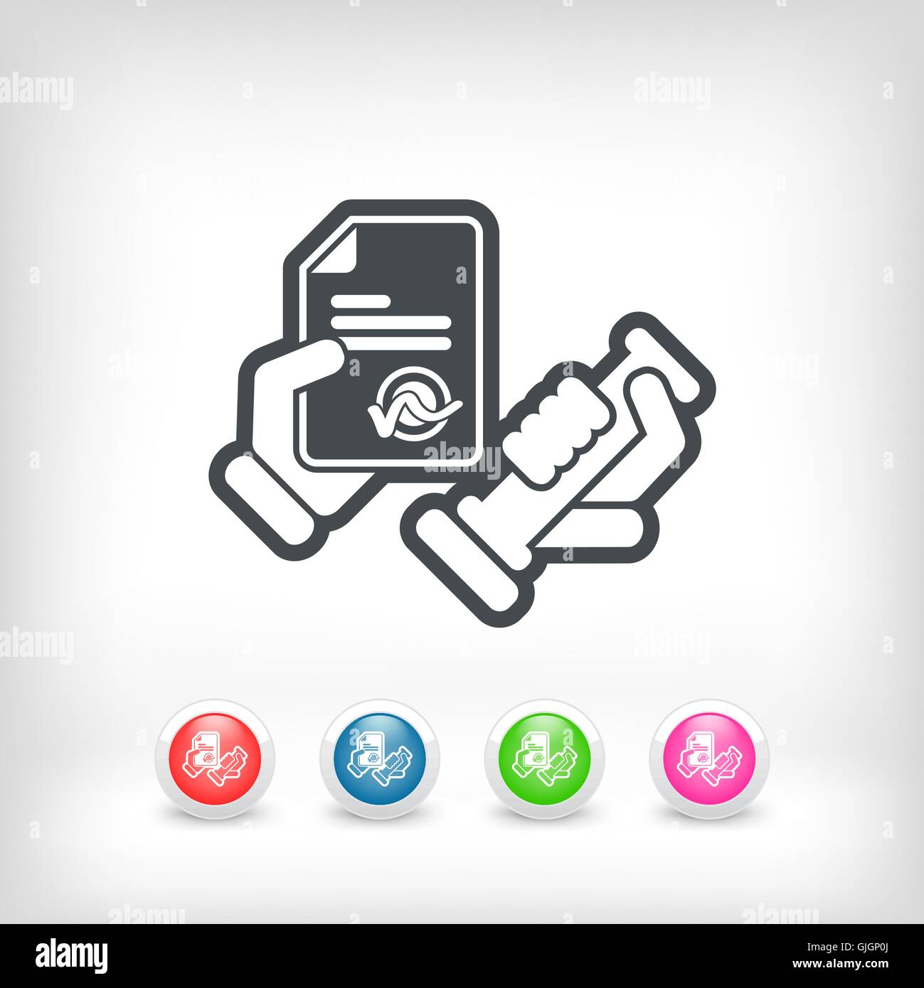 Stamped approved Stock Vector Images - Alamy